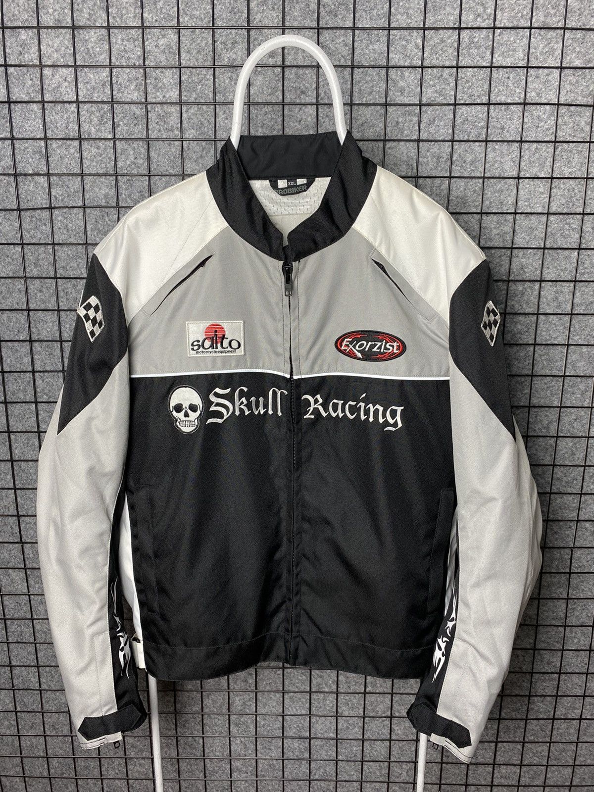 Vintage Probiker Skull Racing Drag Racing Jacket Size XXL | Grailed