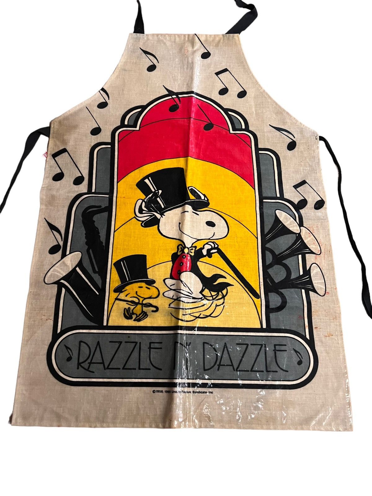 Peanuts × Peanuts & Co × Vintage Vintage 1965 Snoopy Woodstock Apron ...