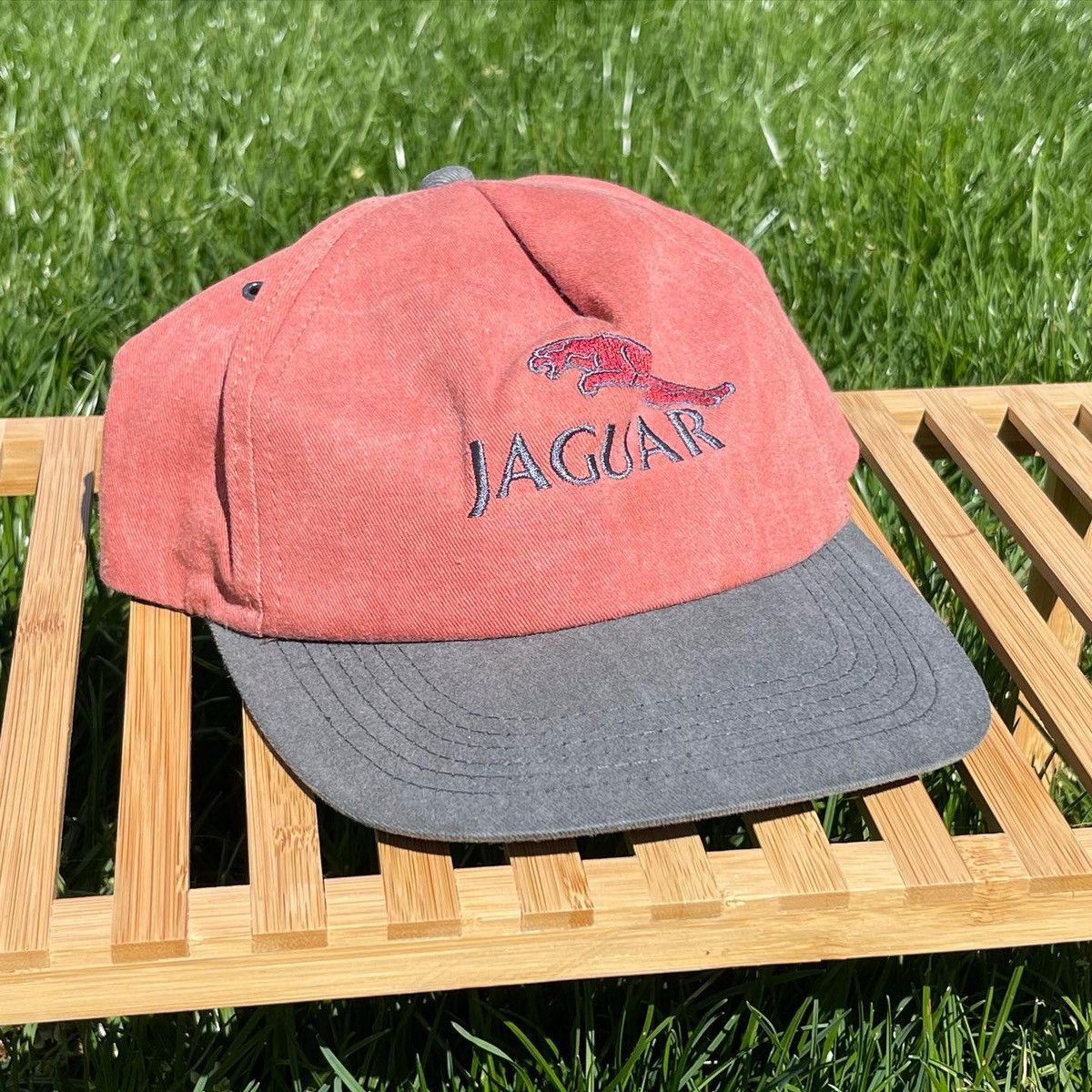 Vintage 90s Vintage Jaguar Red Snapback Size OS | Grailed