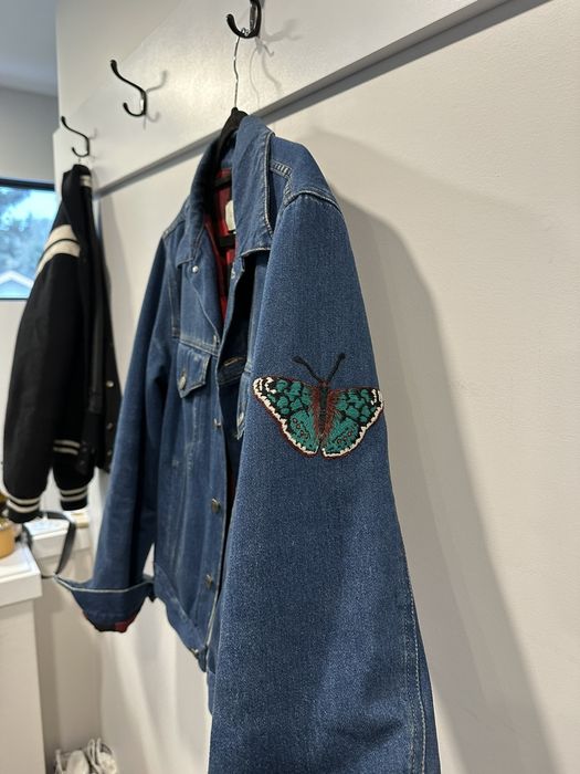 Gucci “L’Aveugle Par Amour” Tiger Embroidered Denim Jacket | Grailed