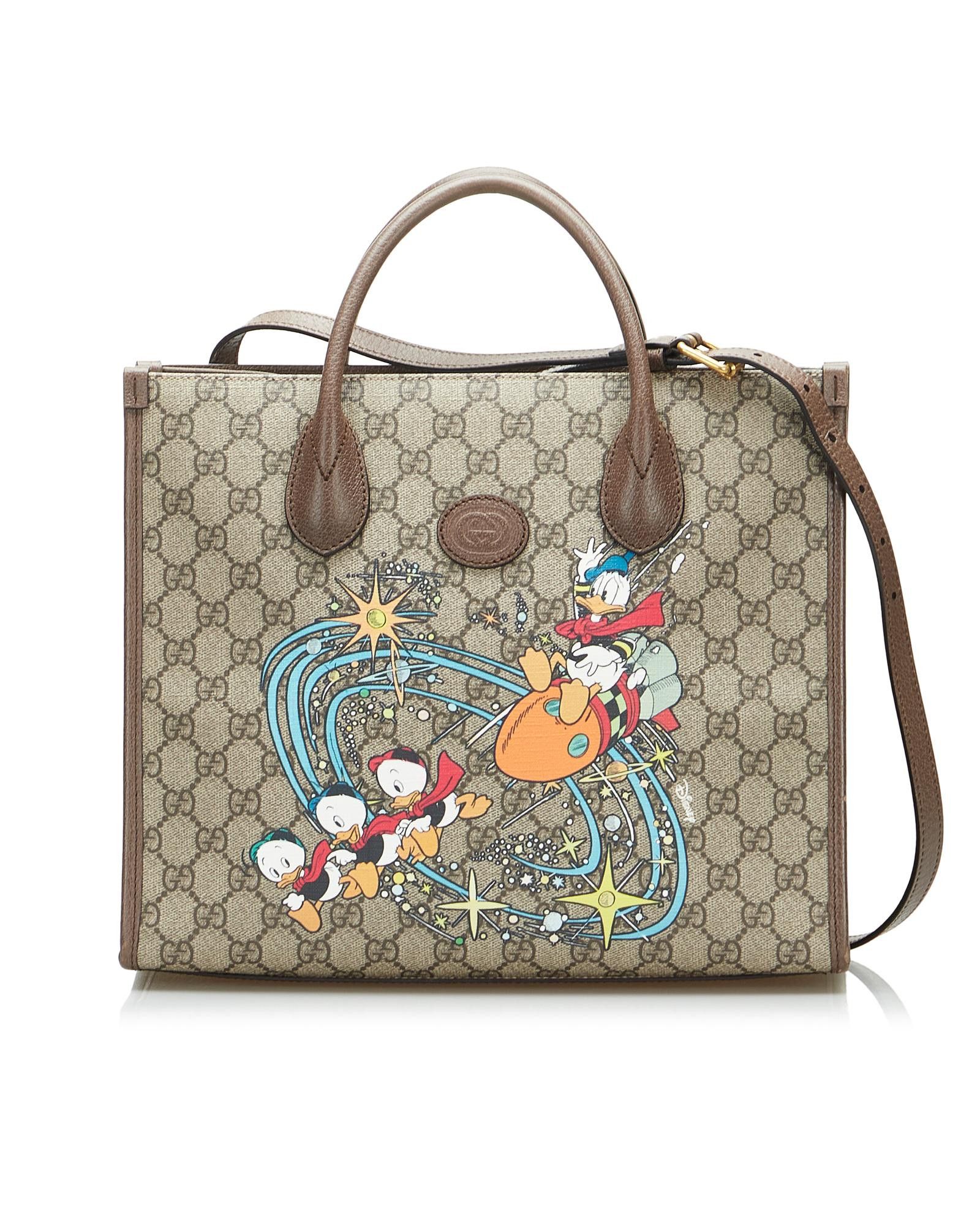 Gucci x Disney Small GG Supreme Donald Duck Satchel | Grailed