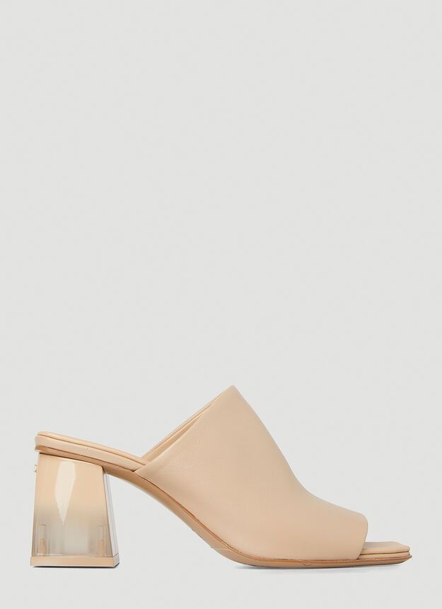 Max Mara Suzie Heeled Mules in Beige | Grailed