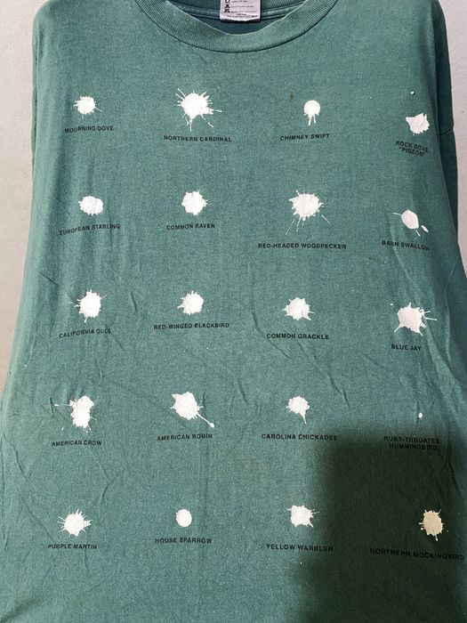 Vintage Vintage 90s Bird Poop Identification Shirt | Grailed