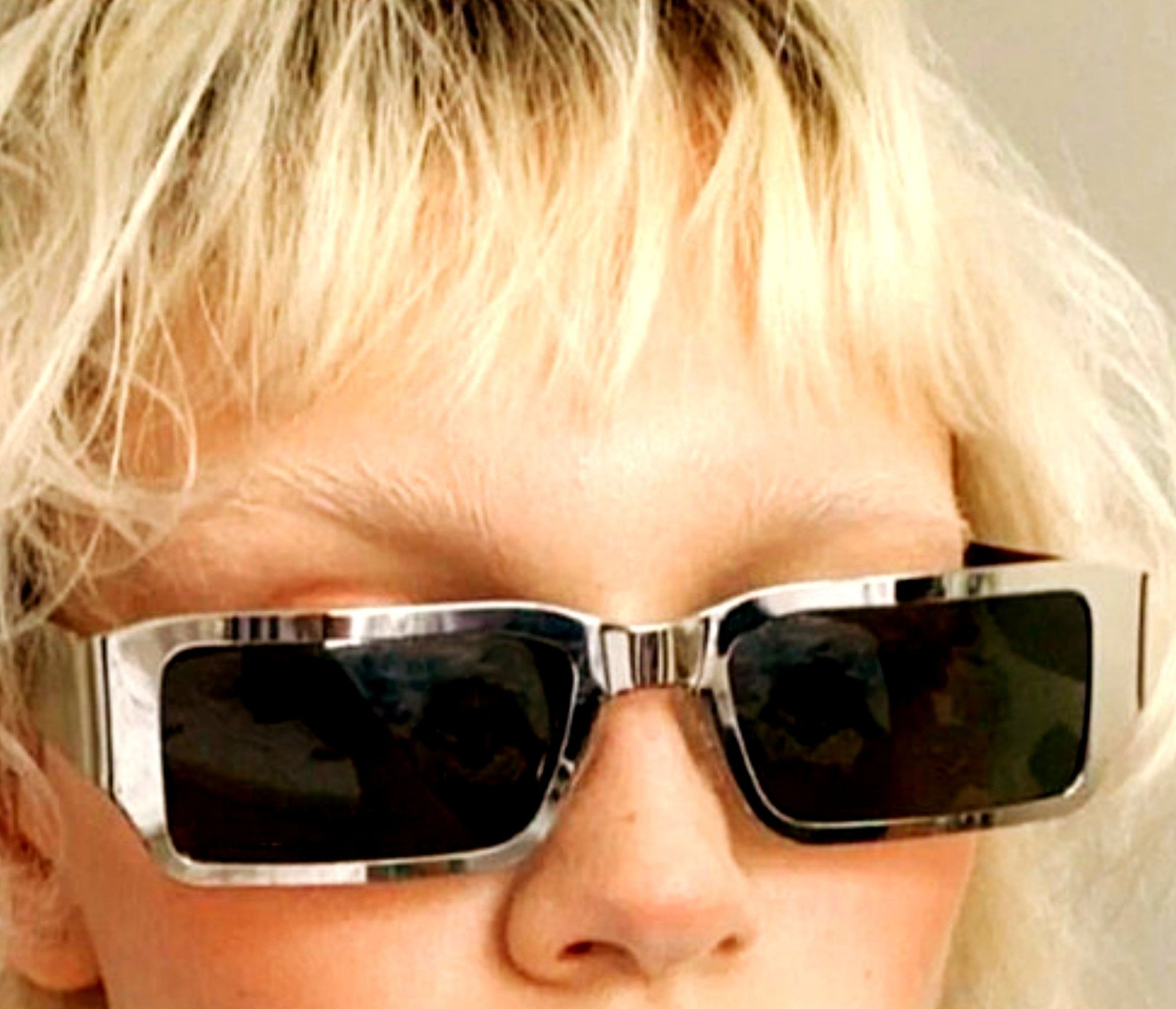 Vintage Punk Grunge Rectangle Aviation Mirror Driving Sunglasses | Grailed