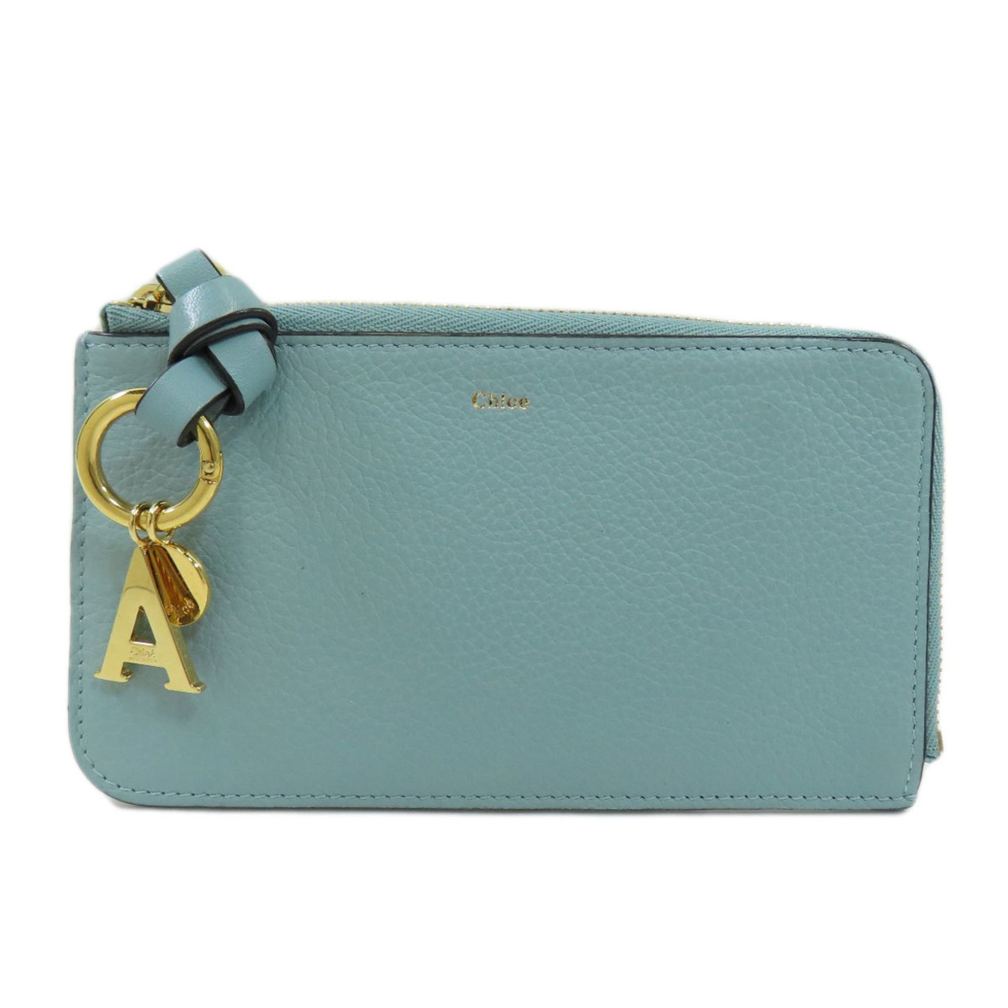Chloe Chloé Chloe Alphabet Motif A Coin Case Leather Women's CHLOE ...