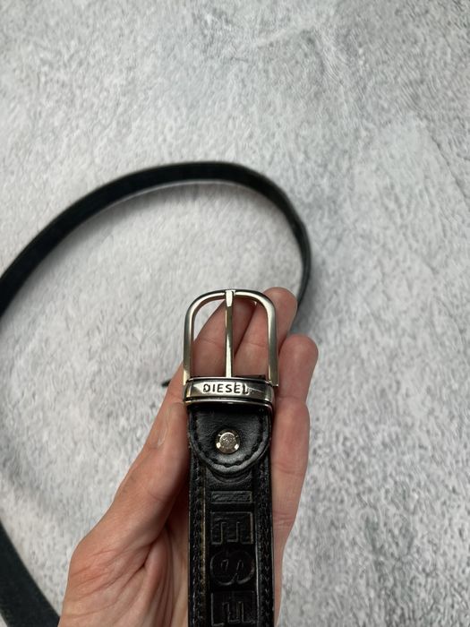 Diesel Vintage DIESEL leather monogram belt | Grailed
