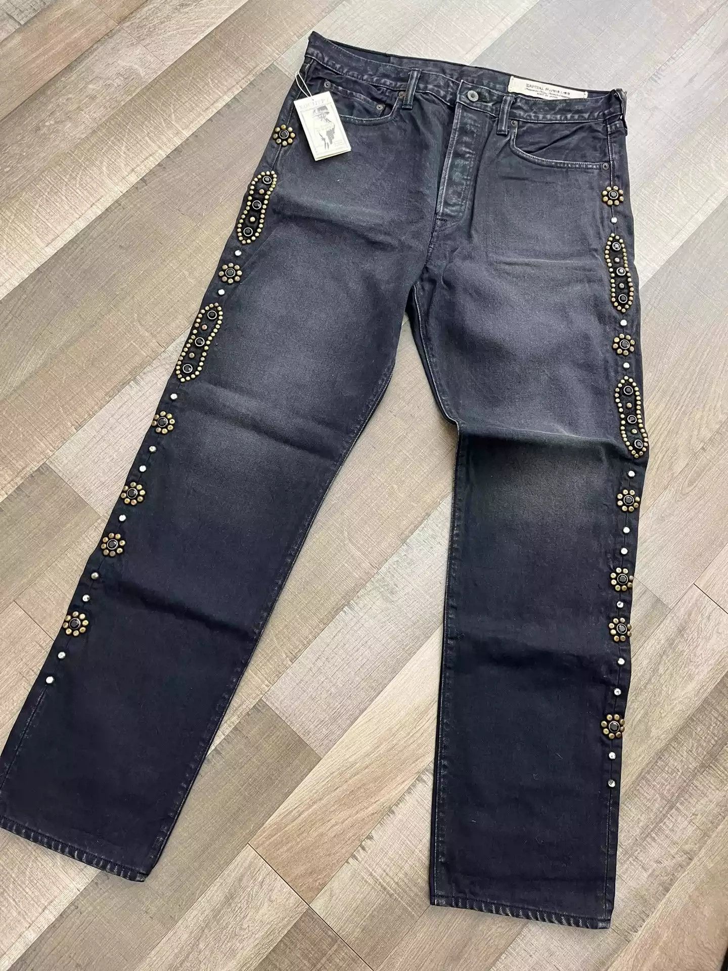 Kapital Kapital Classic Black Gem Jeans | Grailed