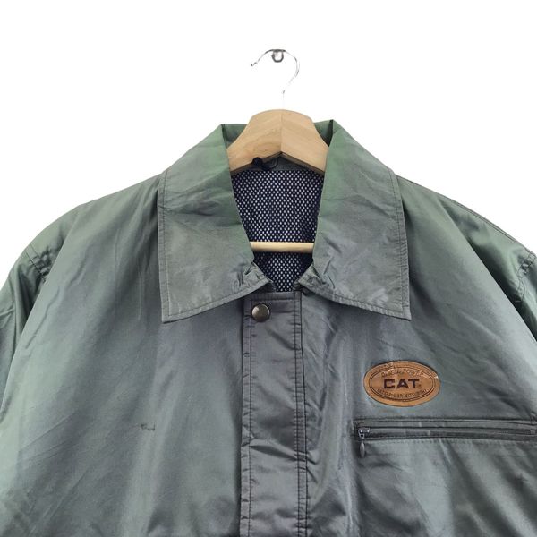 Caterpillar CATERPILLAR MITSUBISHI CAT Diesel Power Bomber Jacket | Grailed