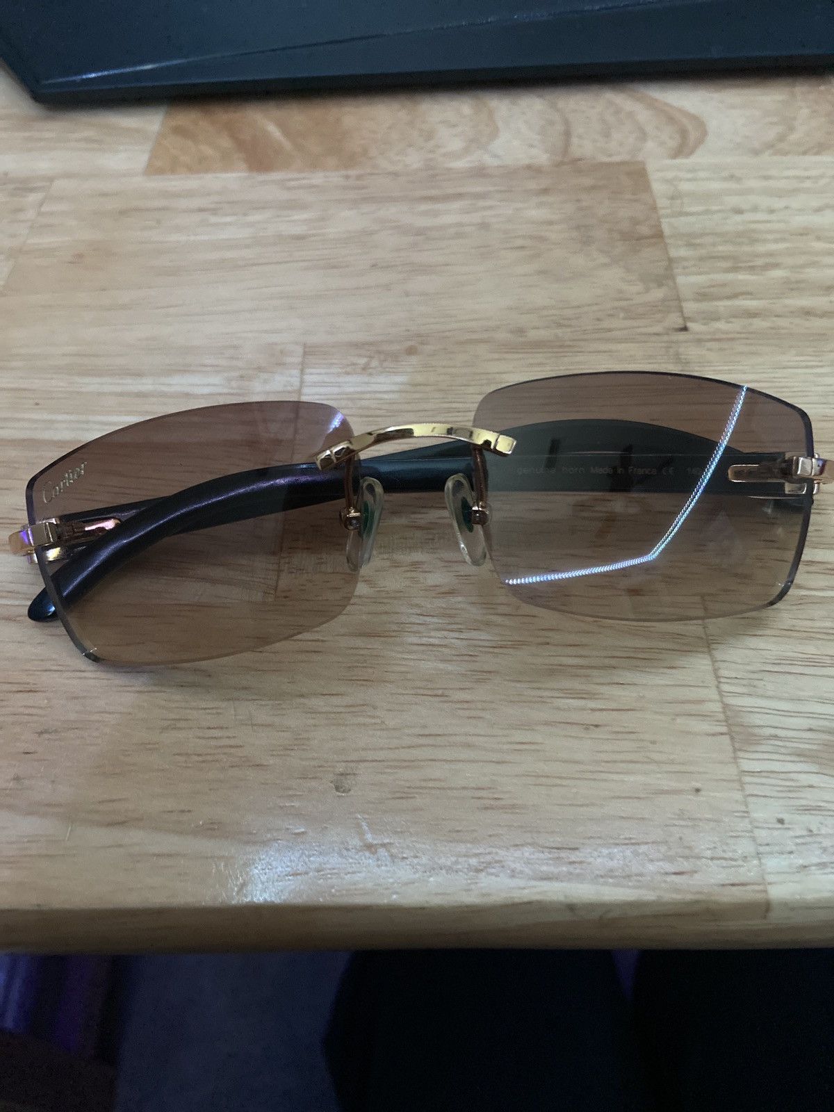 Cartier Cartier “Buffs” buffalo horn glasses | Grailed