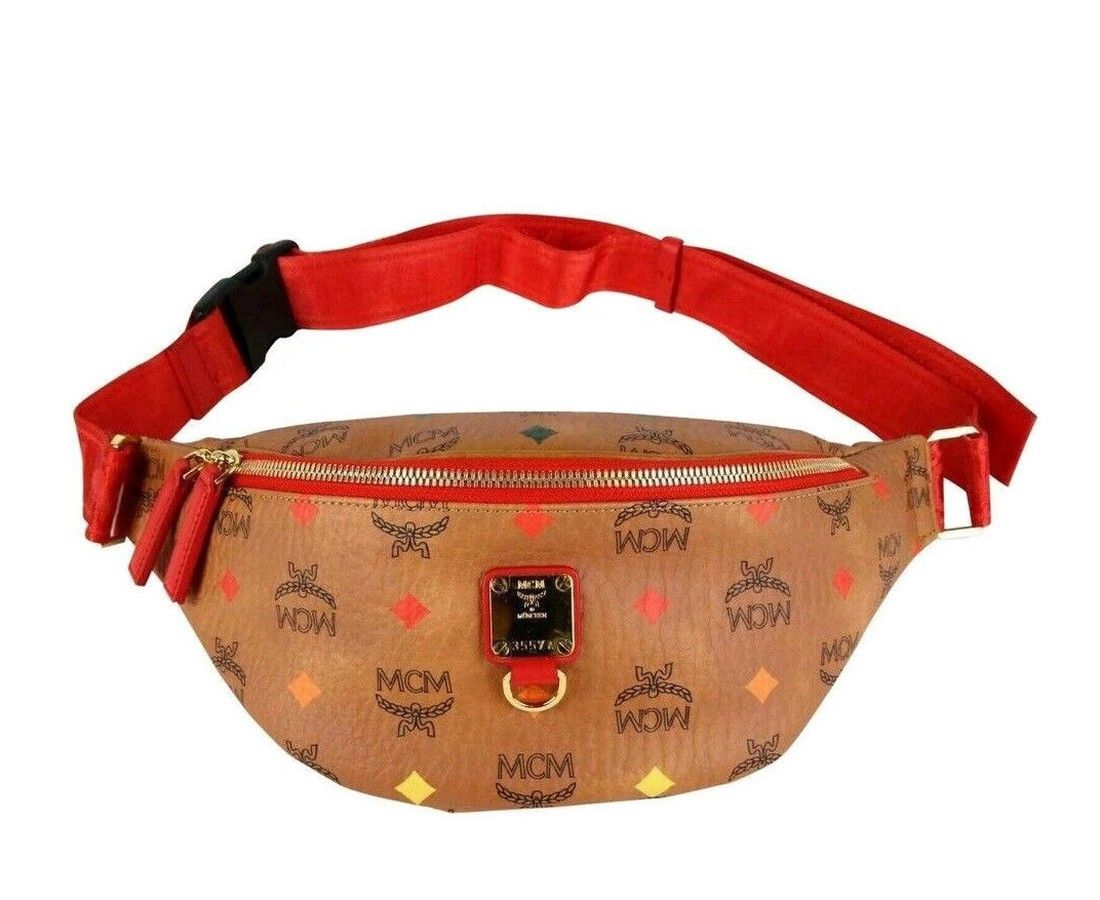 MCM MCM Men Cognac Spectrum Stark Skyoptic Visetos Belt Bag | Grailed