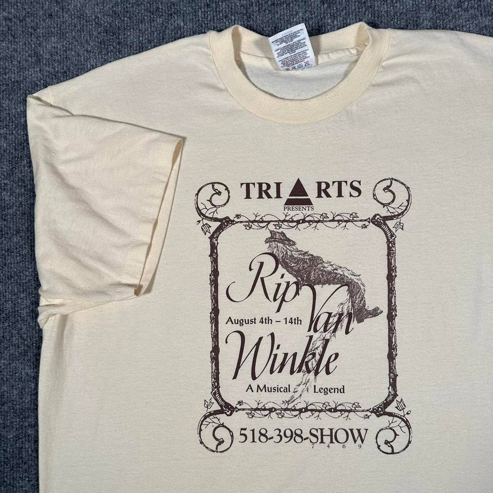 Vintage Vintage rip van winkle band shirt single stitch 90s | Grailed