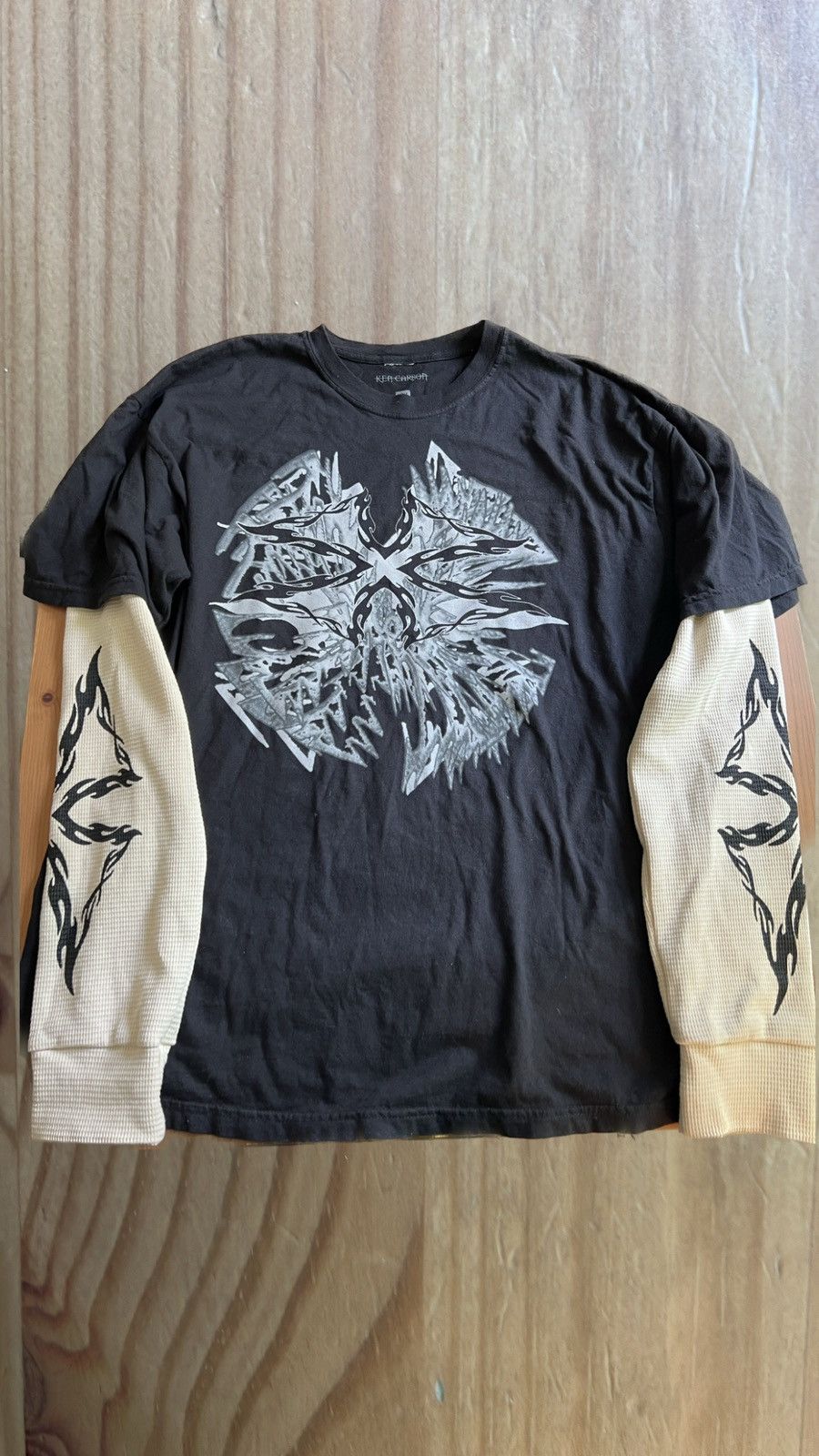 Ken Carson Ken Carson Europe tour long sleeve thermal tshirt | Grailed