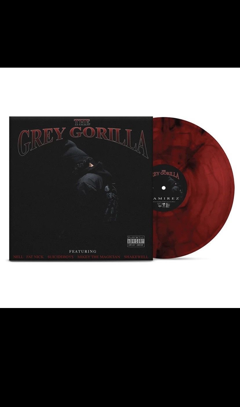 G59 Records × Pouya & $uicideboy$ Merch G59 Grey Gorilla Vinyl Ramirez ...
