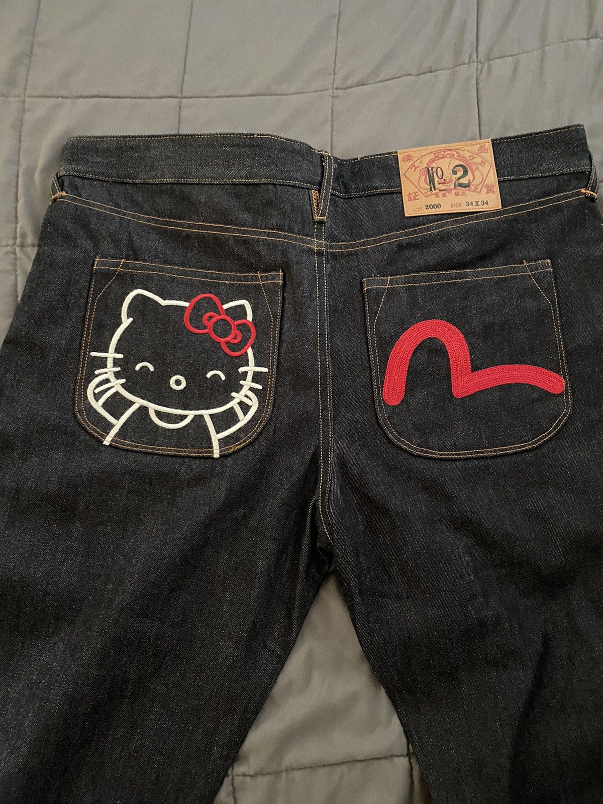 Evisu evisu x hello kitty | Grailed