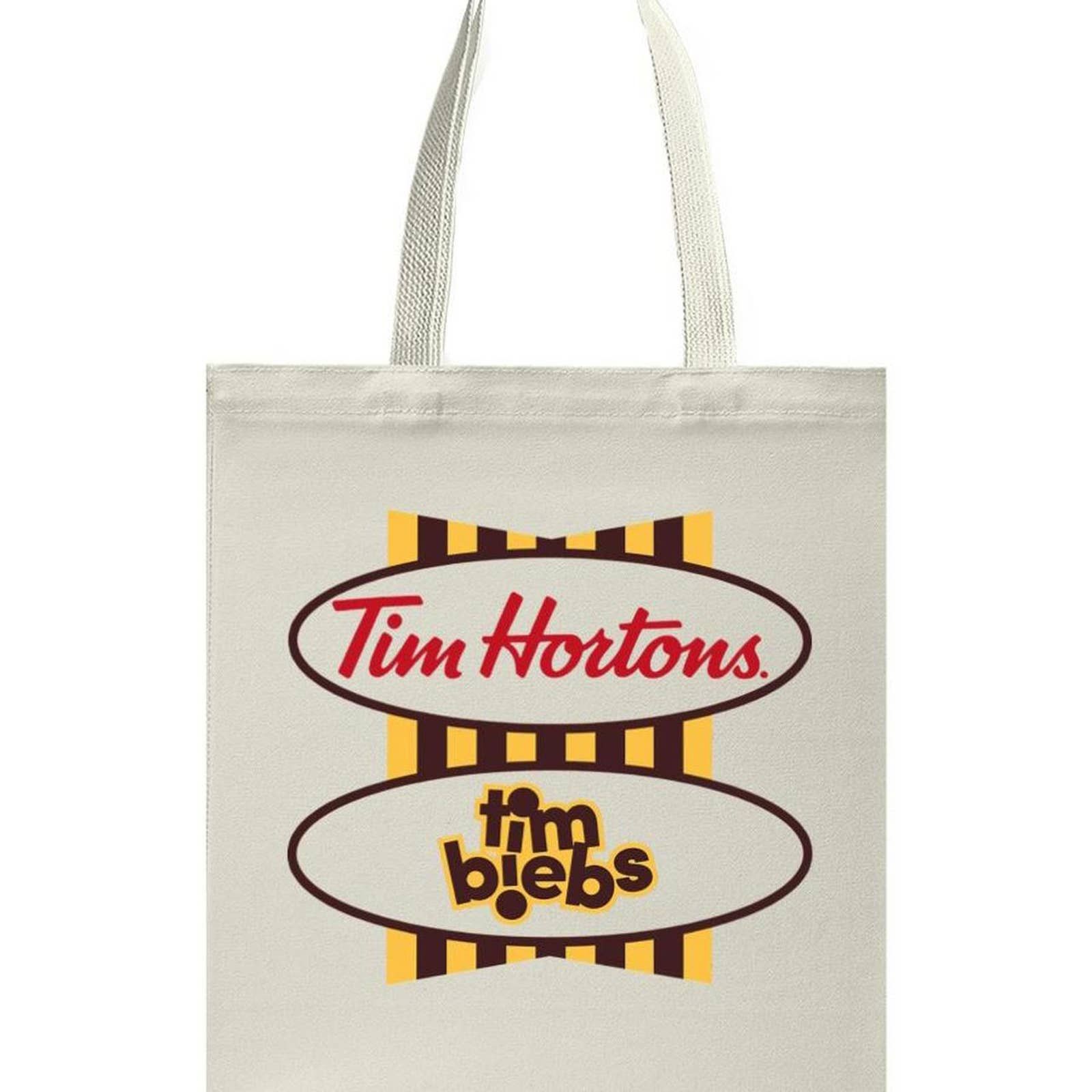 Vintage Tim Biebs Justin Bieber LIMITED EDITION Tim Hortons Tote Bag ...