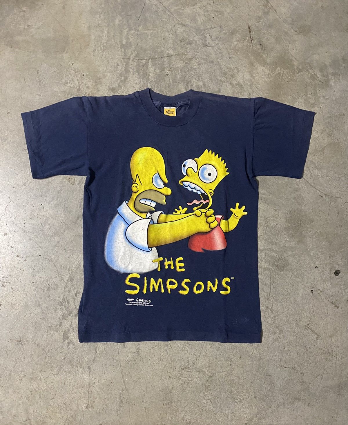 The Simpsons × Vintage Simpsons 1998 “why you little” strangle graphic ...