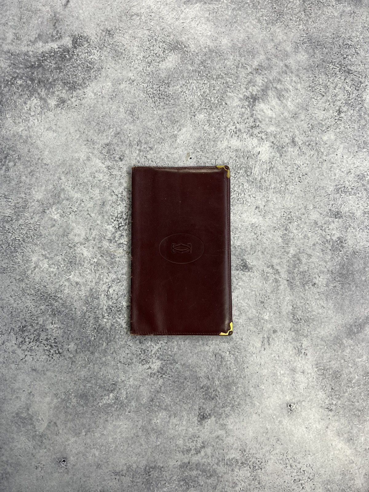 Cartier Cartier vintage wine red large wallet | Grailed