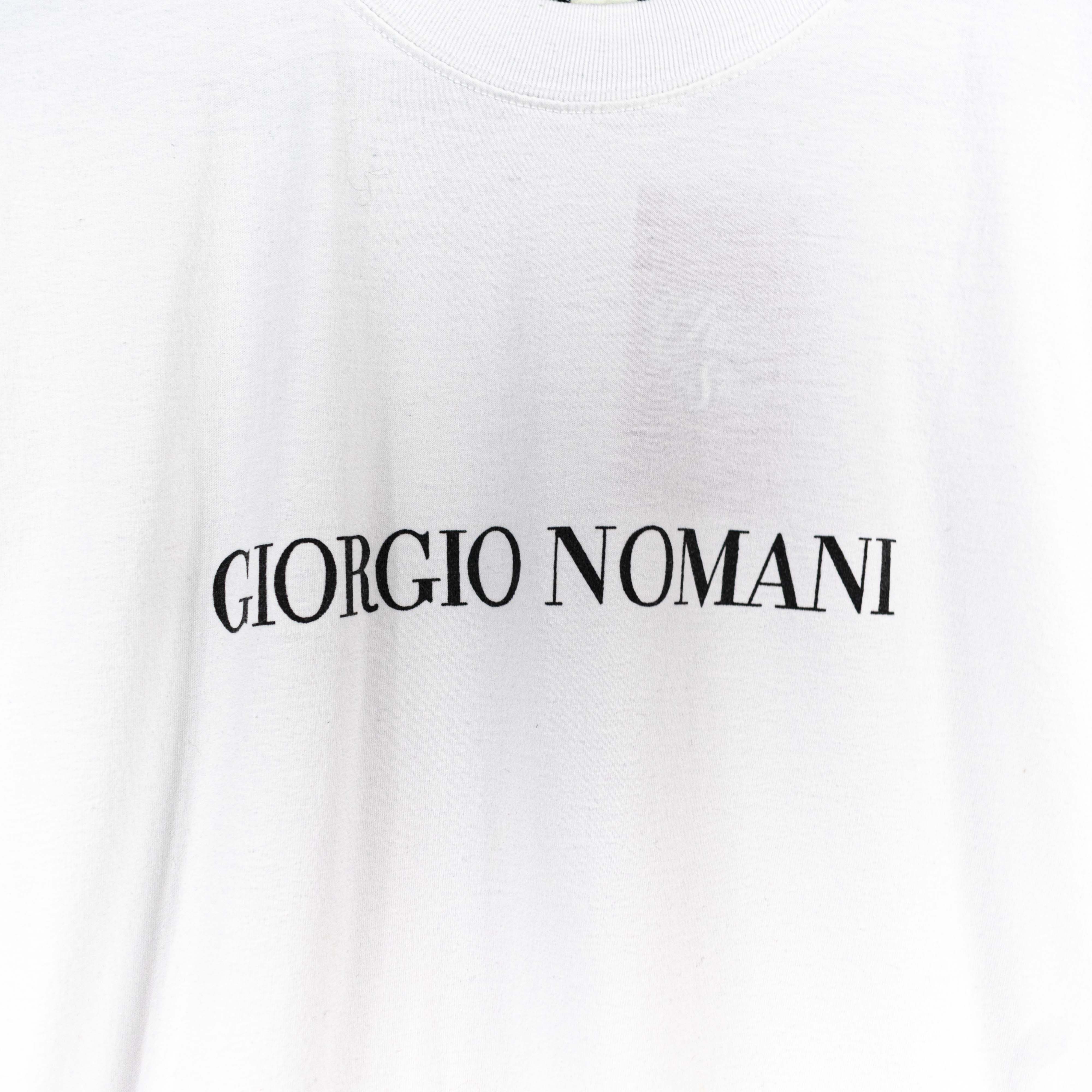 Vintage Vintage 90s Giorgio Nomani Spoof Joke T-Shirt | Grailed