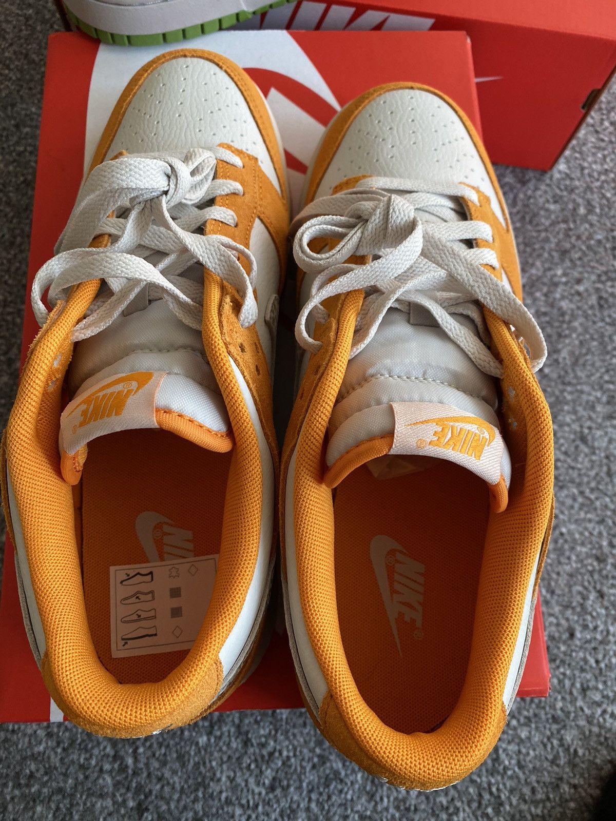 Nike Nike dunk low safari swoosh ORANGE Color | Grailed