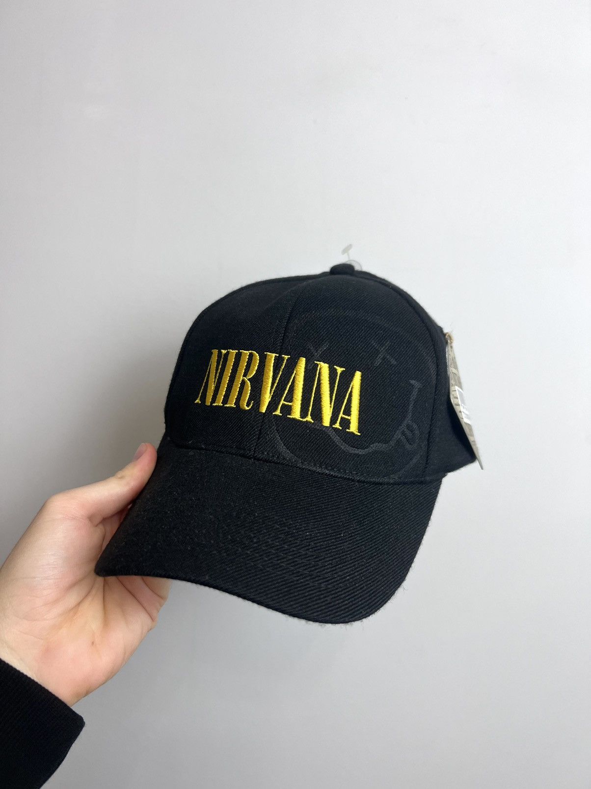 Vintage 2006 Nirvana Smiley snapckack cap Kurt Cobain band | Grailed