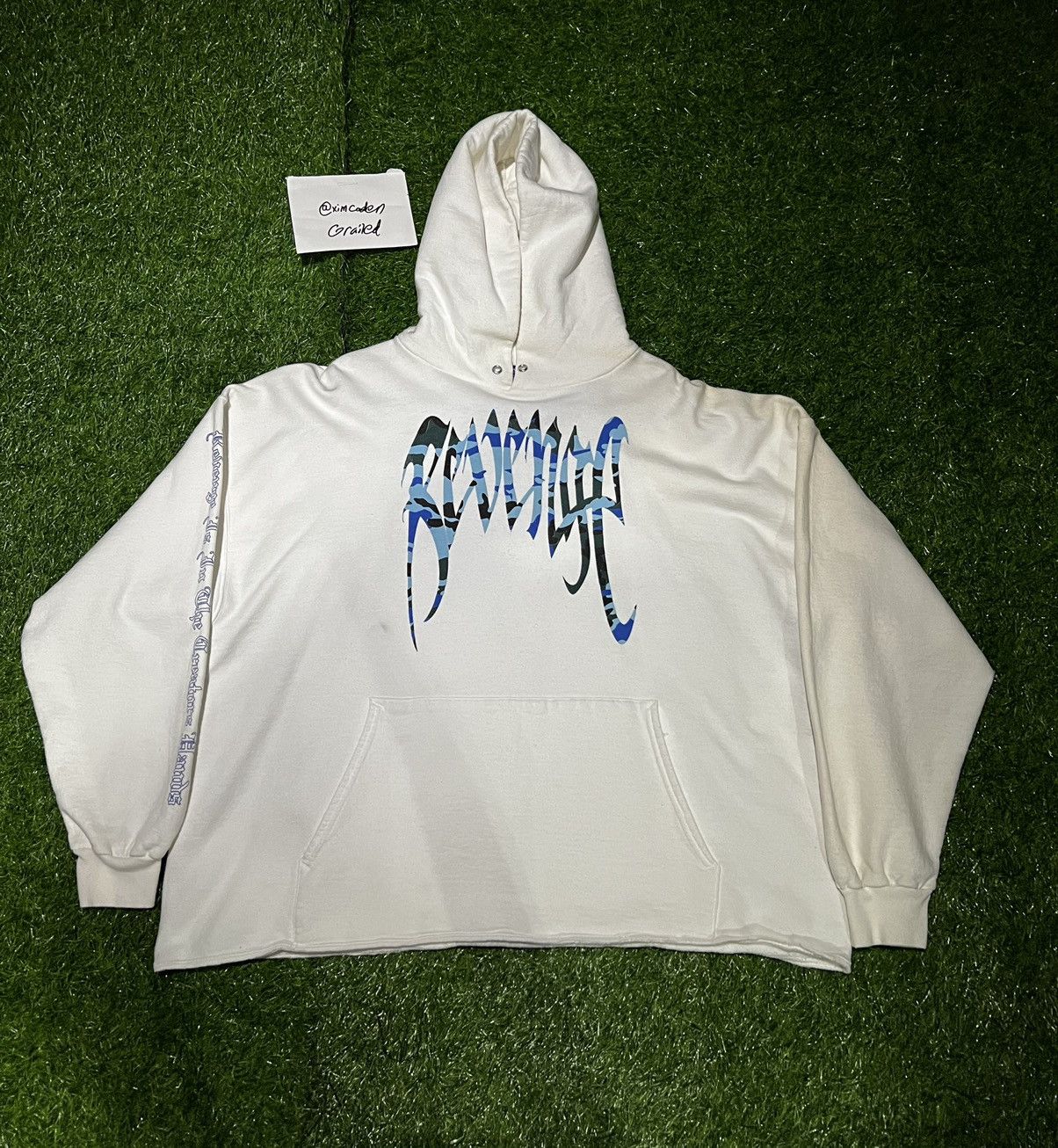 Revenge Revenge Blue Camo Archive Hoodie | Grailed