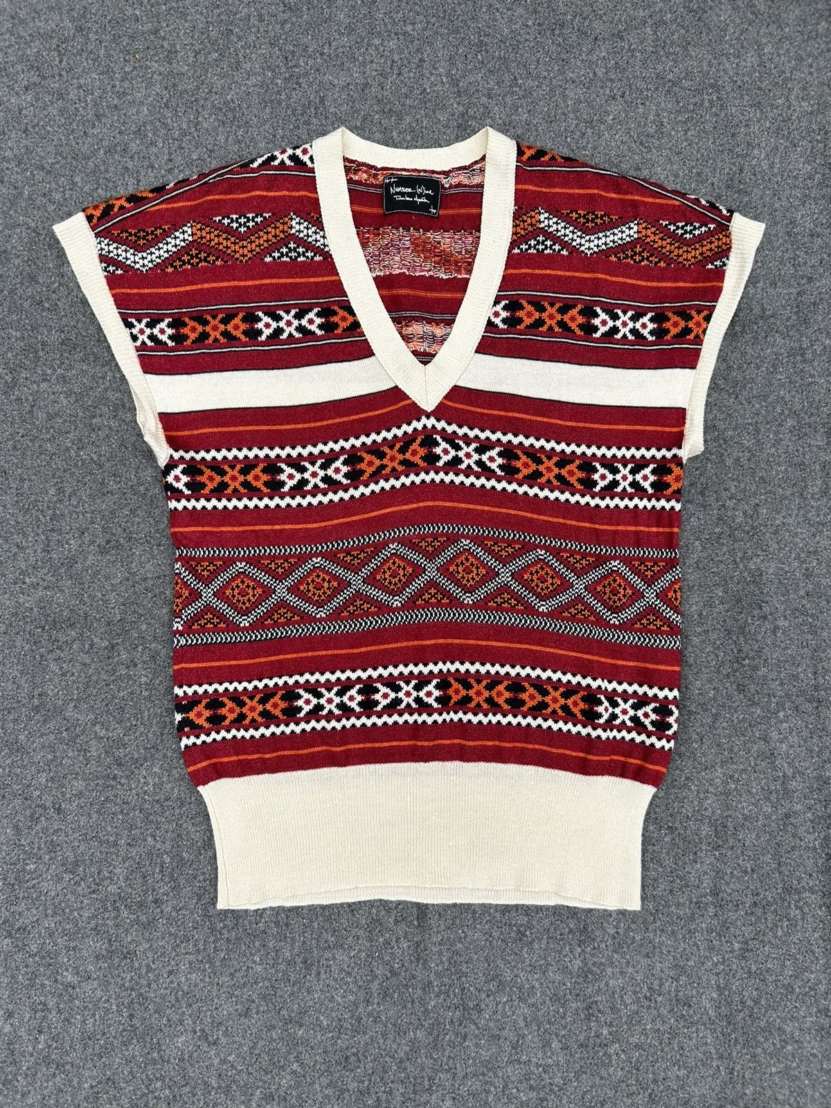 Number (N)ine SS09 Tribal Knit Vest | Grailed