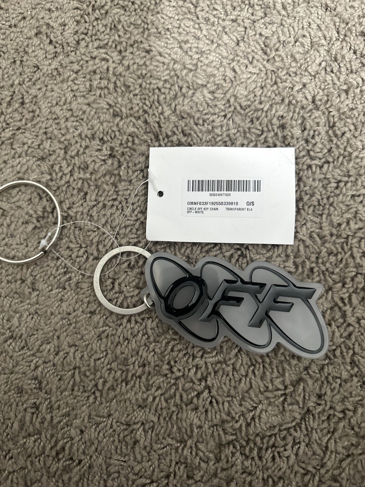Off-White Circle Off-white Keychain | Grailed