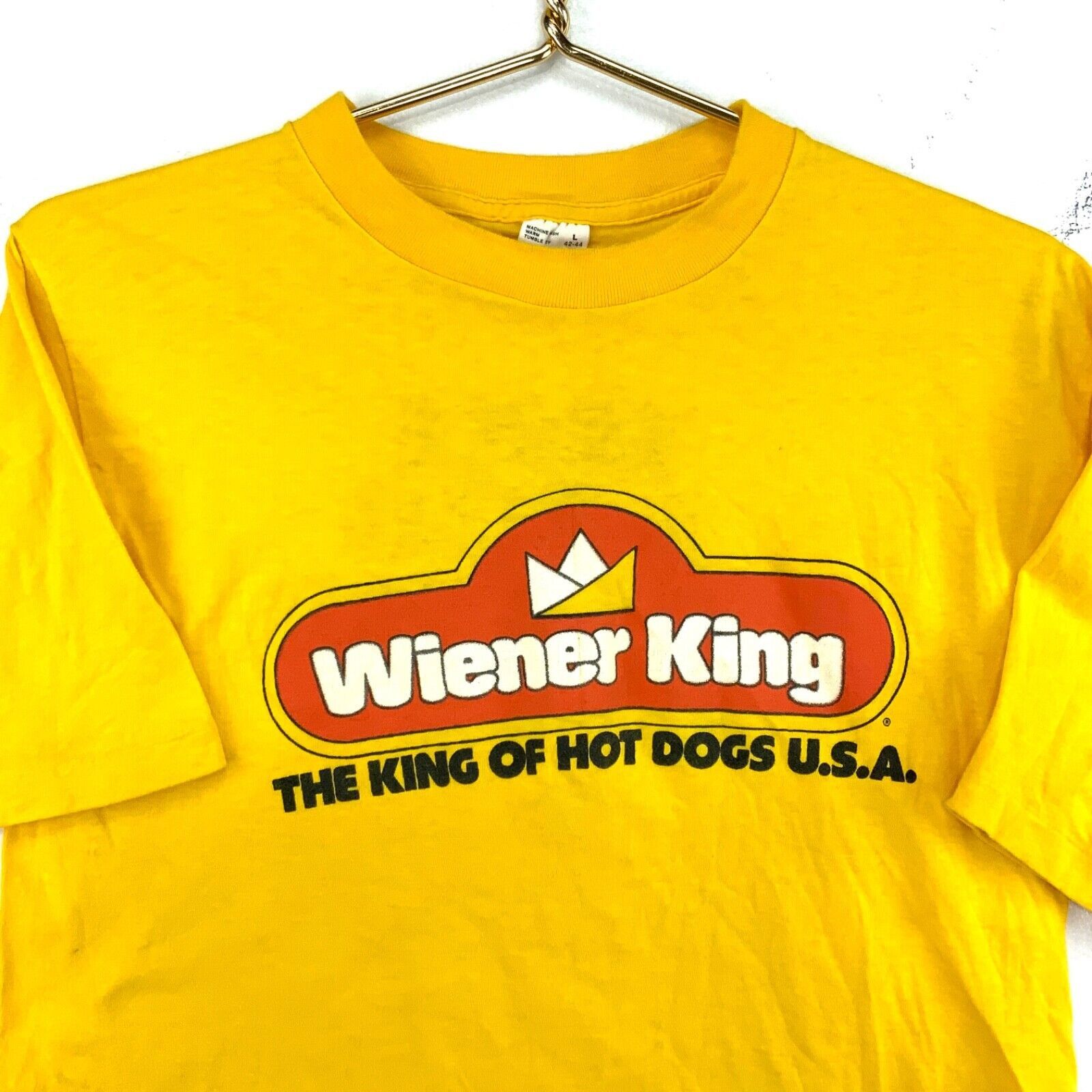 Doublet Vintage Wiener King The King Of Hot Dogs Usa T-Shirt Large ...