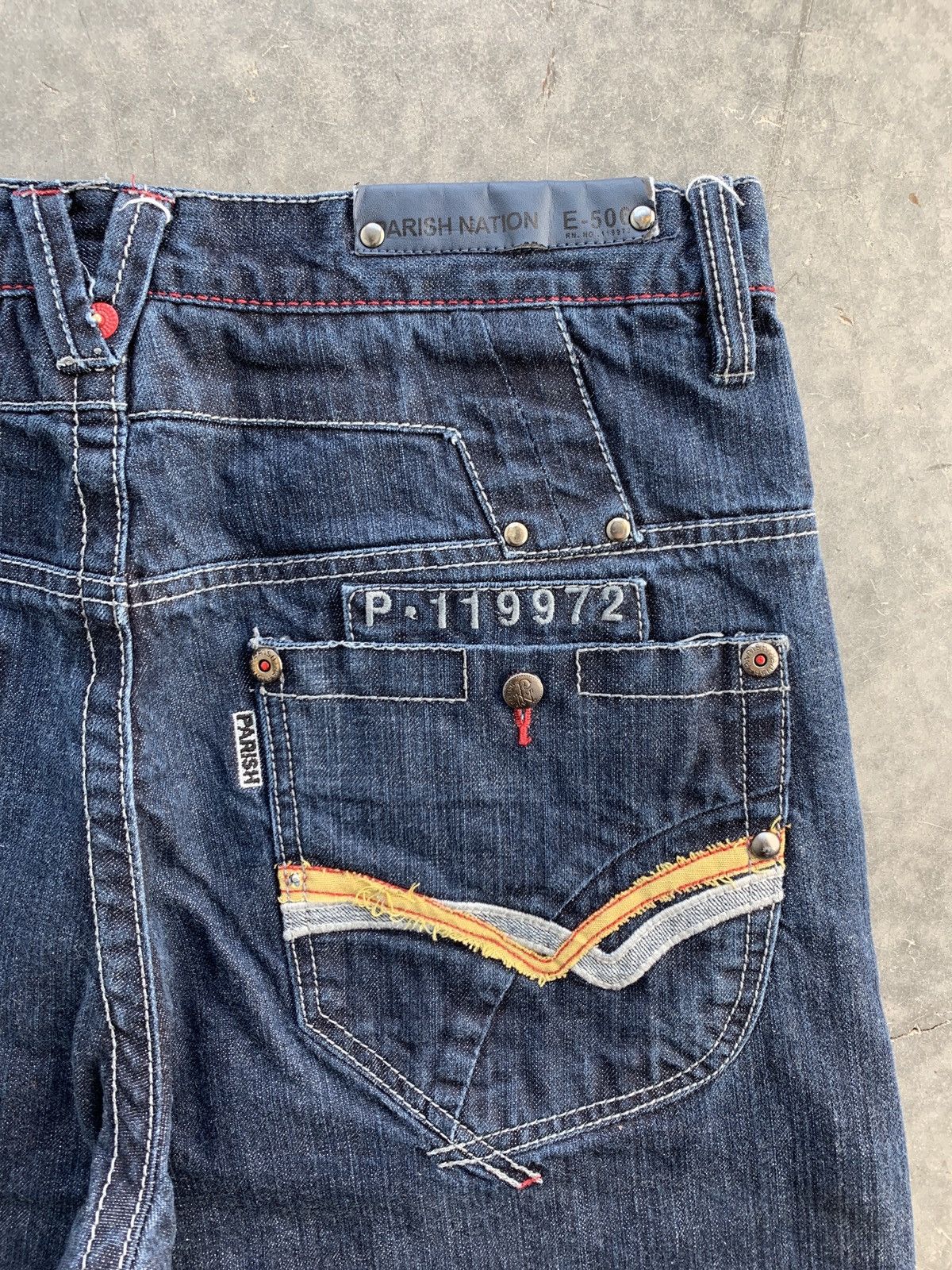 Parish Nation Crazy Y2K Baggy Parish Jean Shorts | Grailed