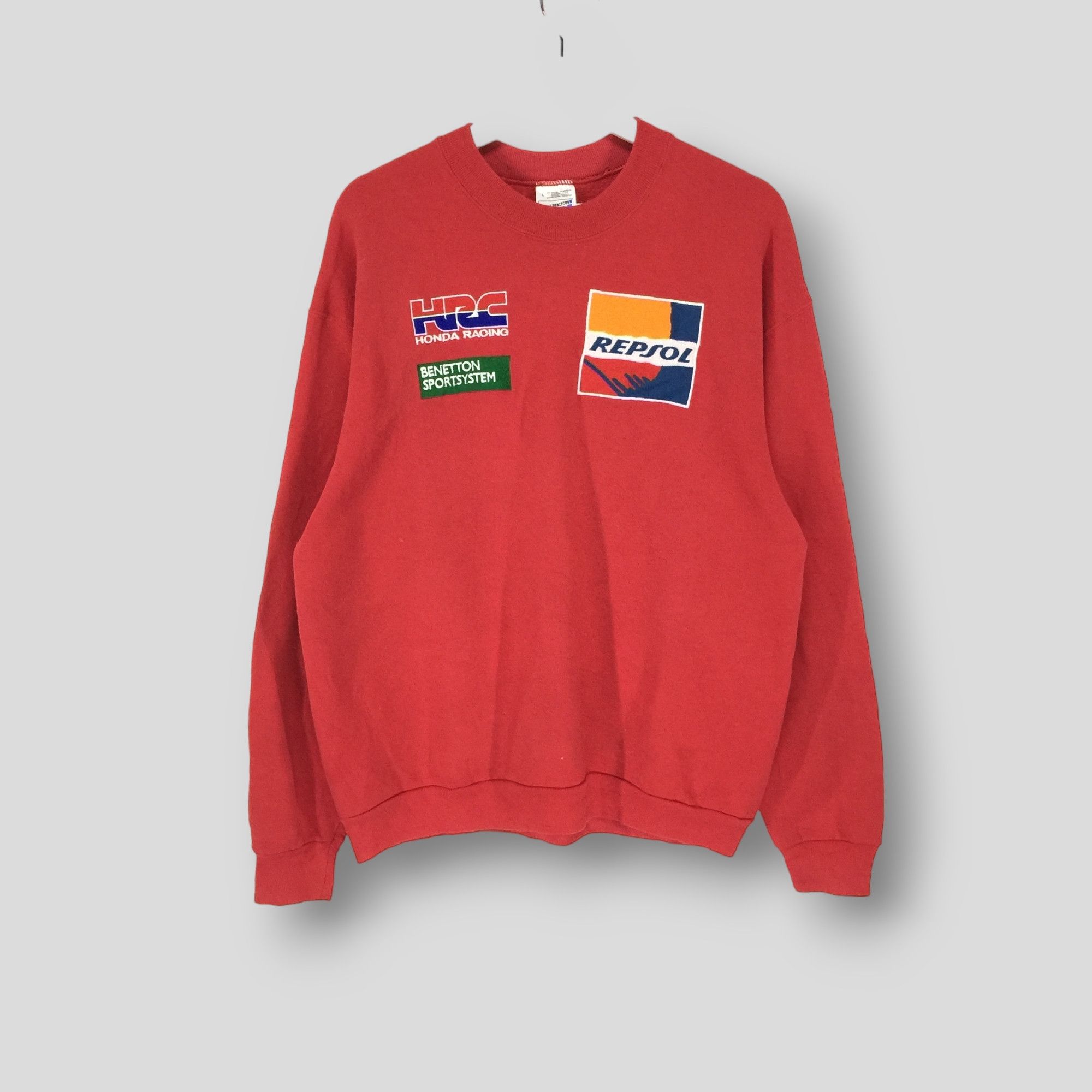 Vintage Vintage Repsol Honda racing team embroidered logo sweatshirt ...