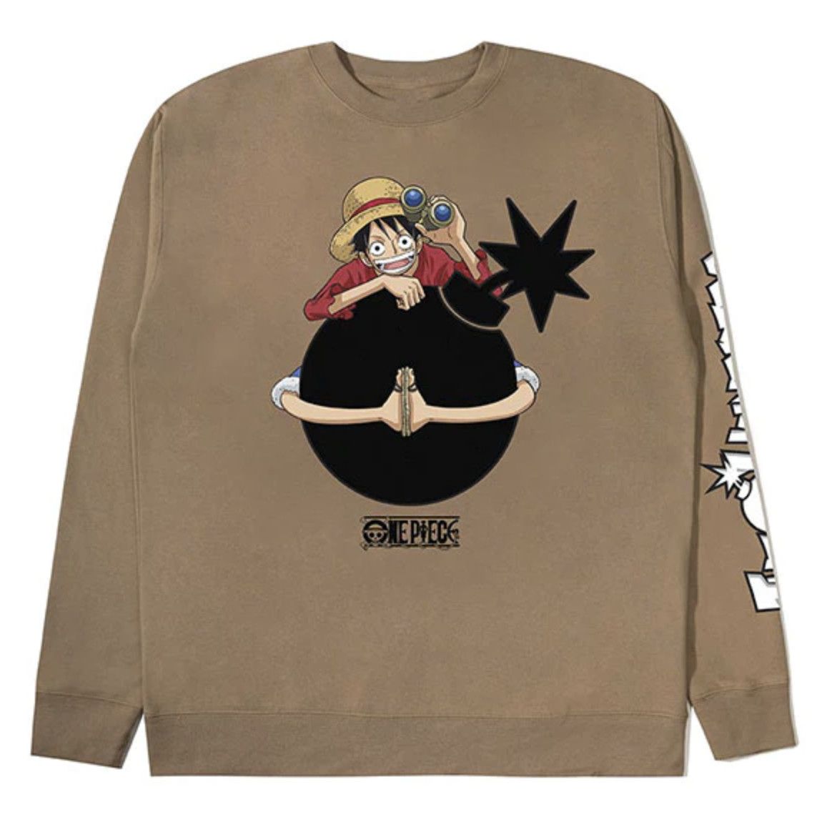 The Hundreds The Hundreds x One Piece Luffy Crewneck Sweater | Grailed