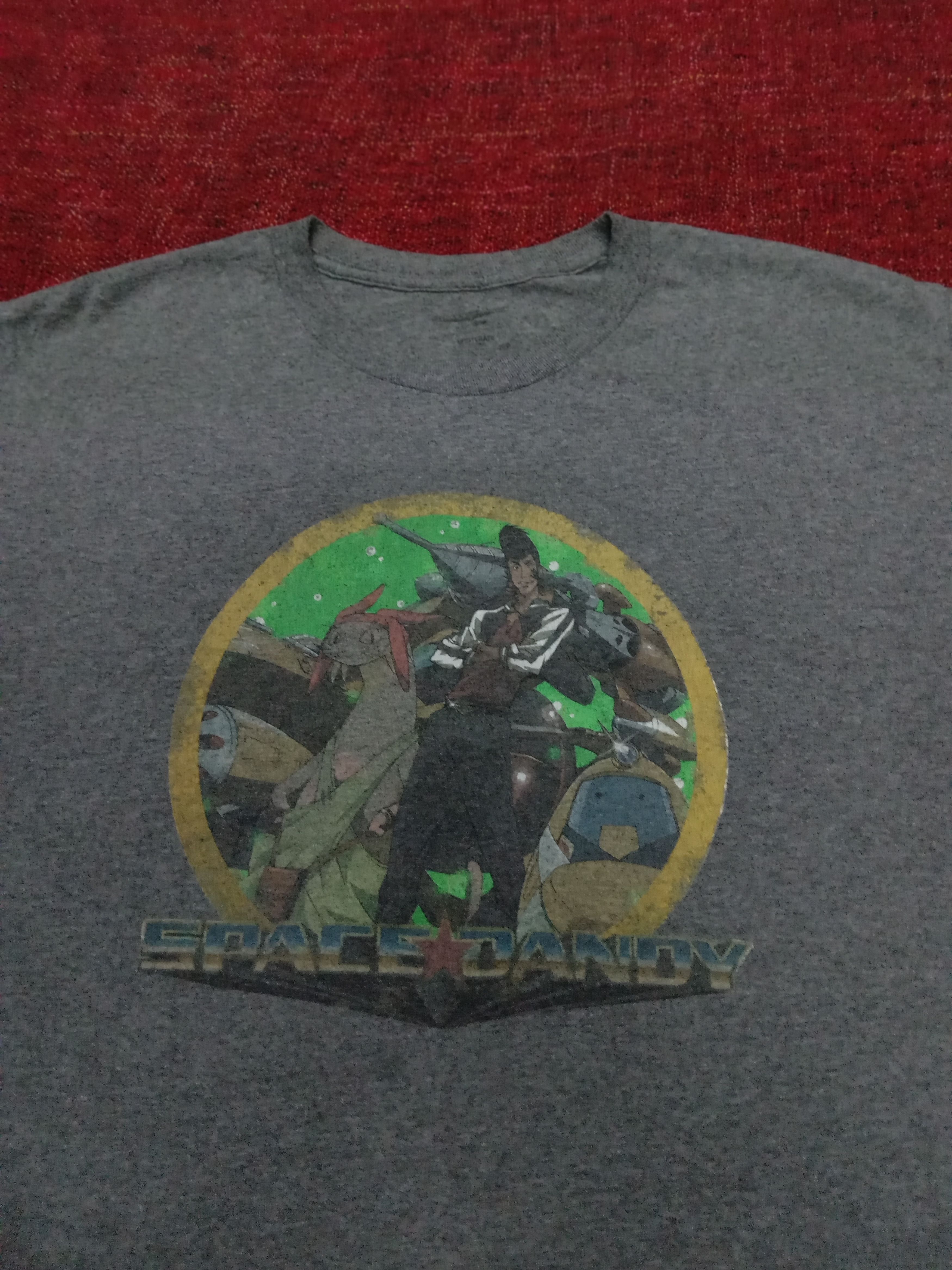 Anime × Cartoon Network × Japanese Brand Anime Space Dandy Tee Cowboy ...