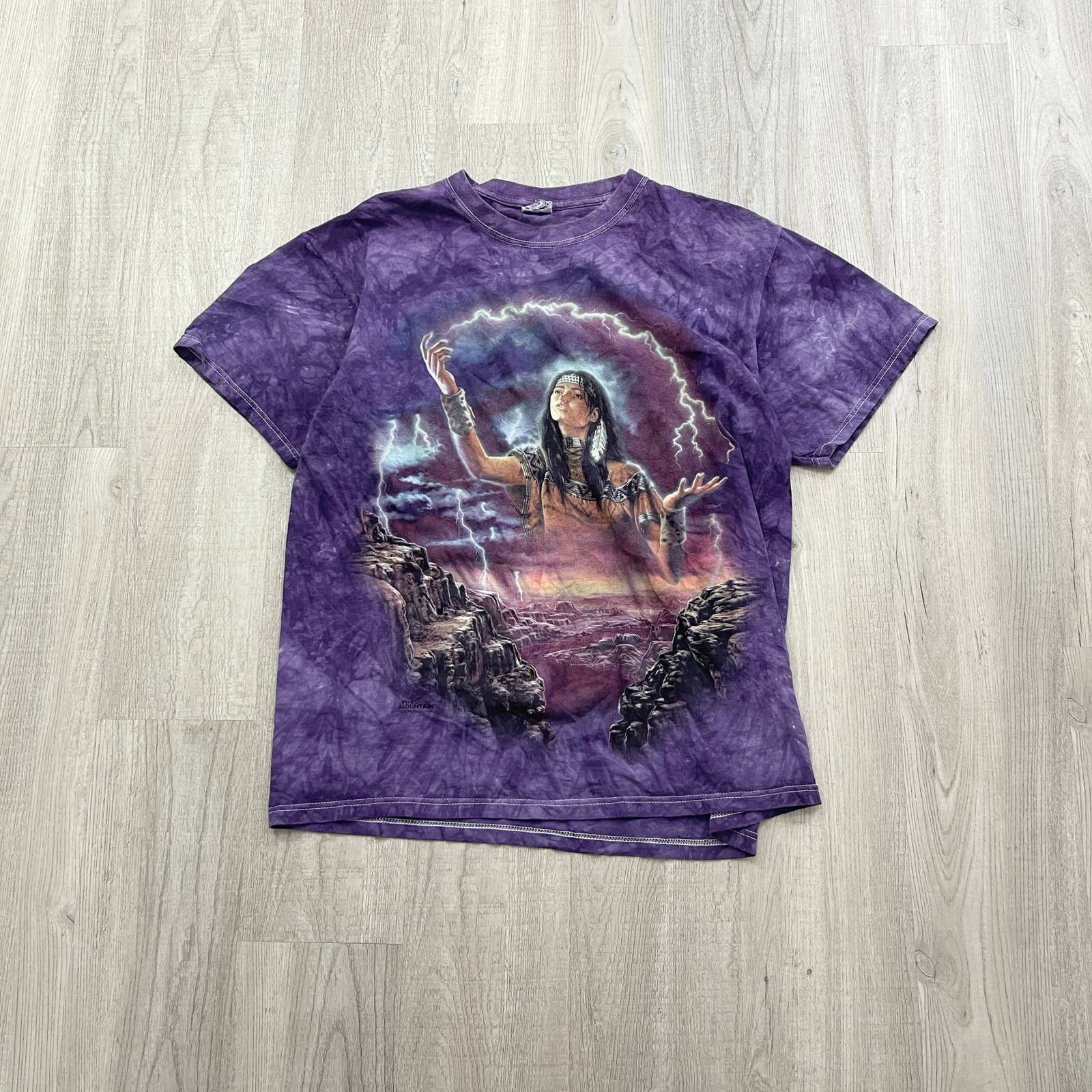 Vintage VINTAGE 1999 The Mountain Native American Lightning Shirt | Grailed