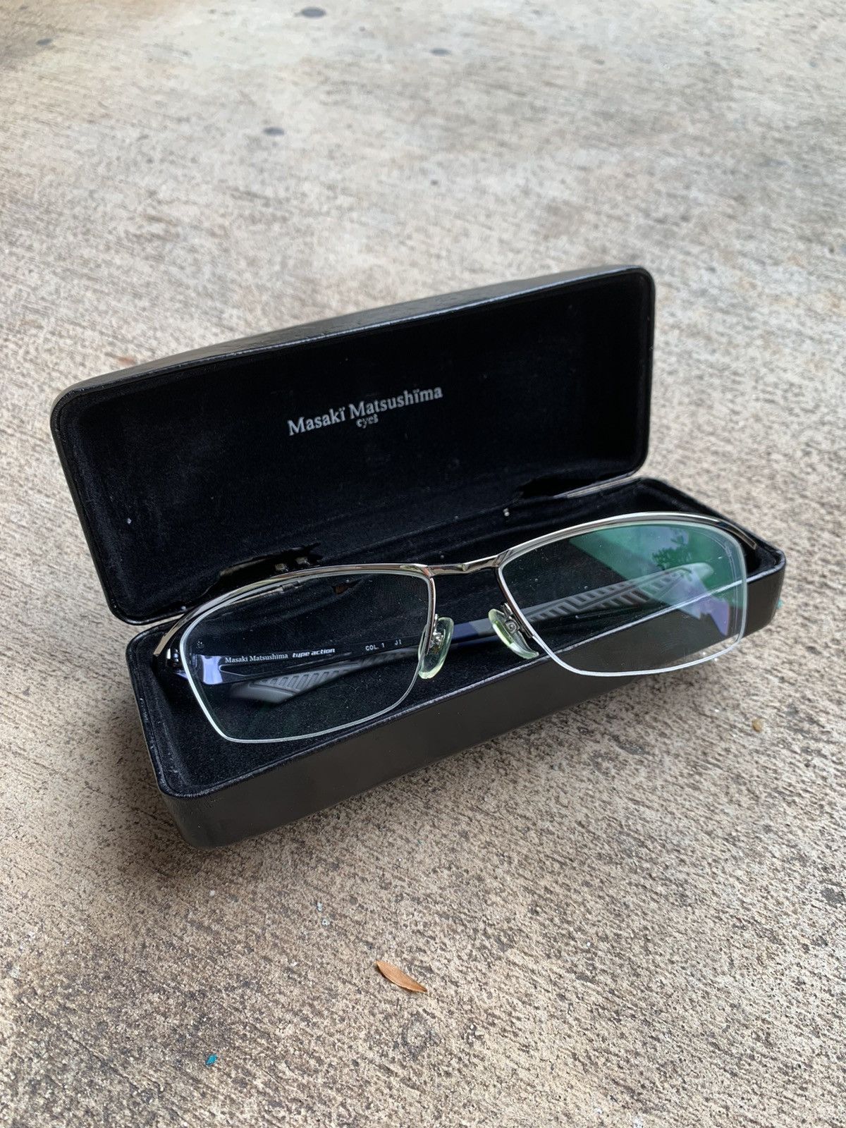 Masaki Matsushima MASAKI MATSUSHIMA EYES MFS-127 TITANIUM FRAMES ...