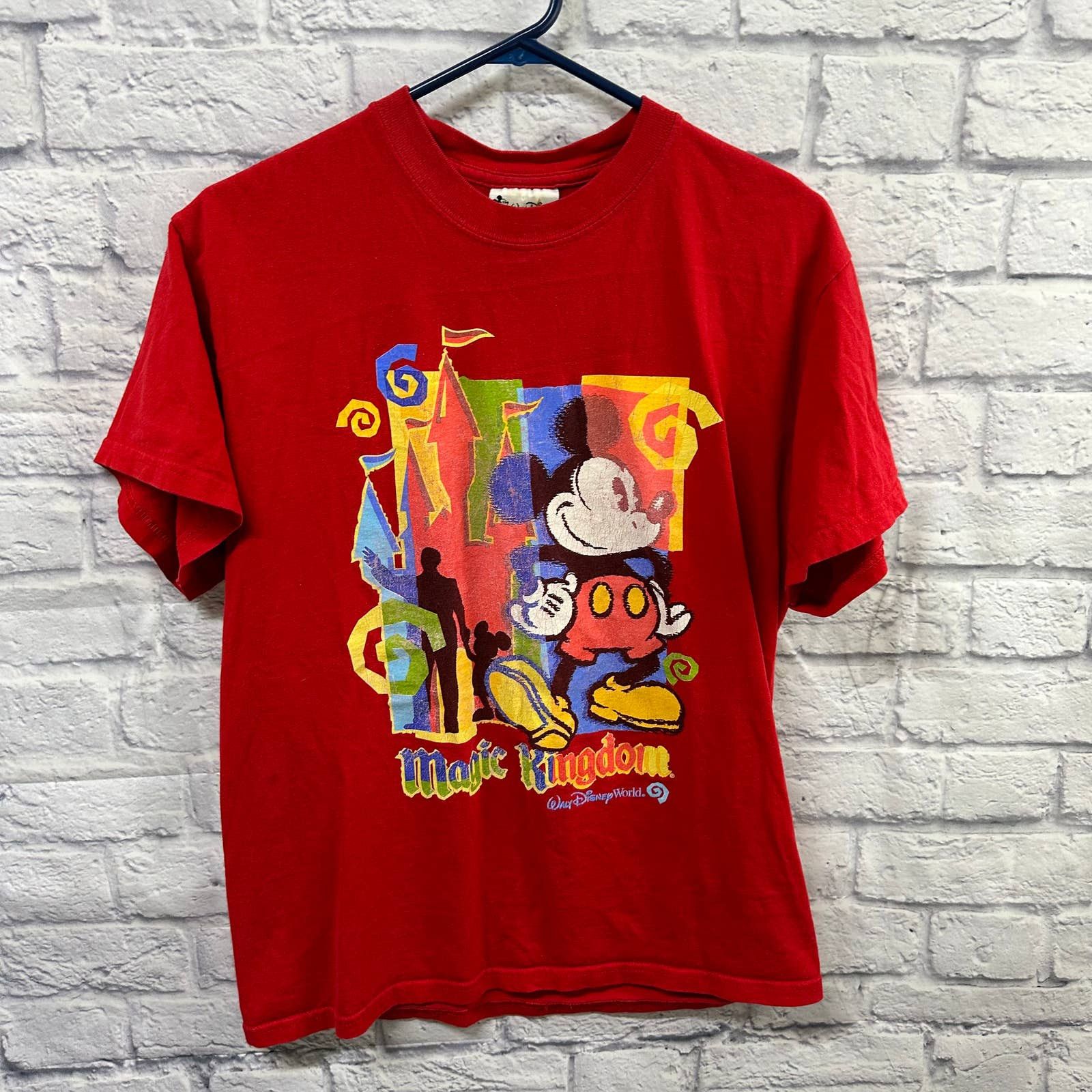 Disney Vintage Walt Disney World Red Mickey Mouse Magic Kingdom | Grailed