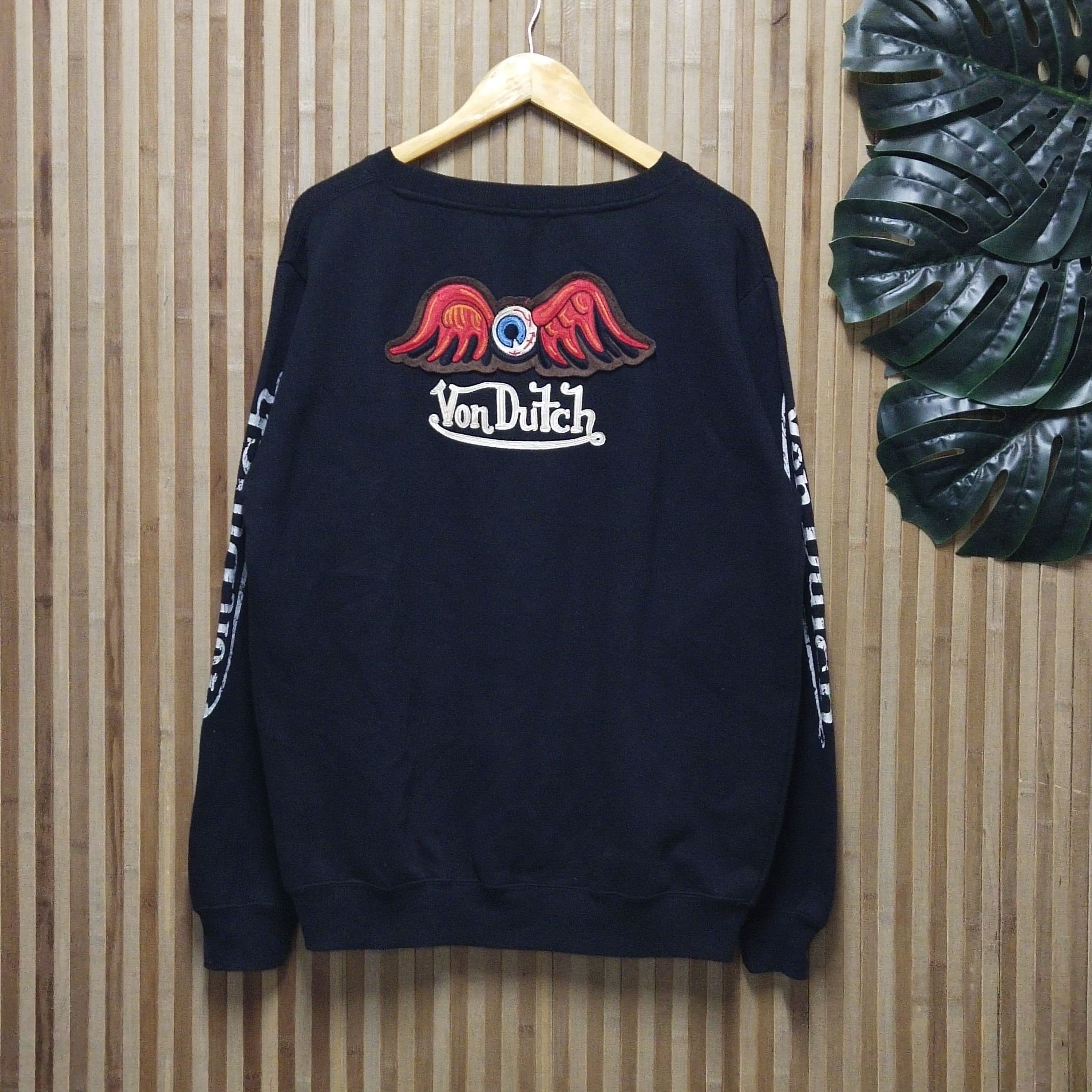 Designer Von Dutch Flying Eyeball Sweatshirt Logo Patches | Grailed