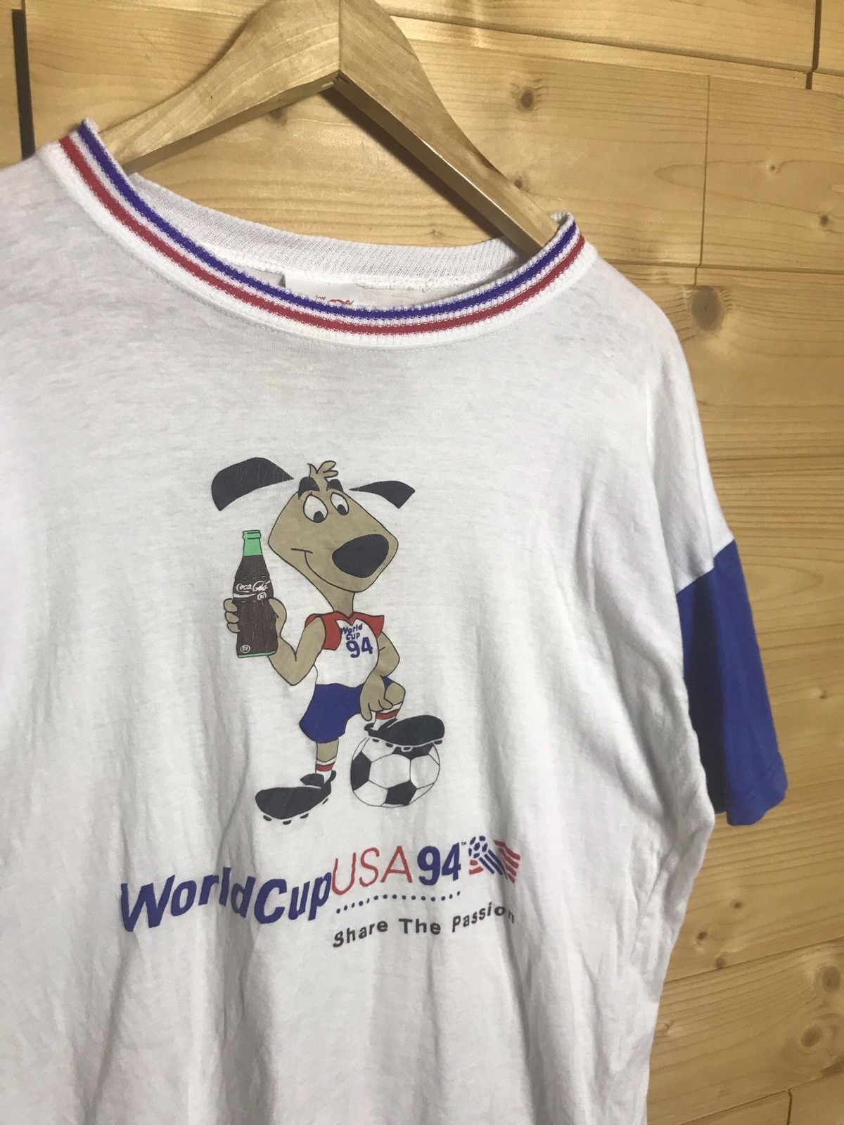 Vintage 1994 Vintage 90’s Coca Cola World Cup short t-shirt | Grailed
