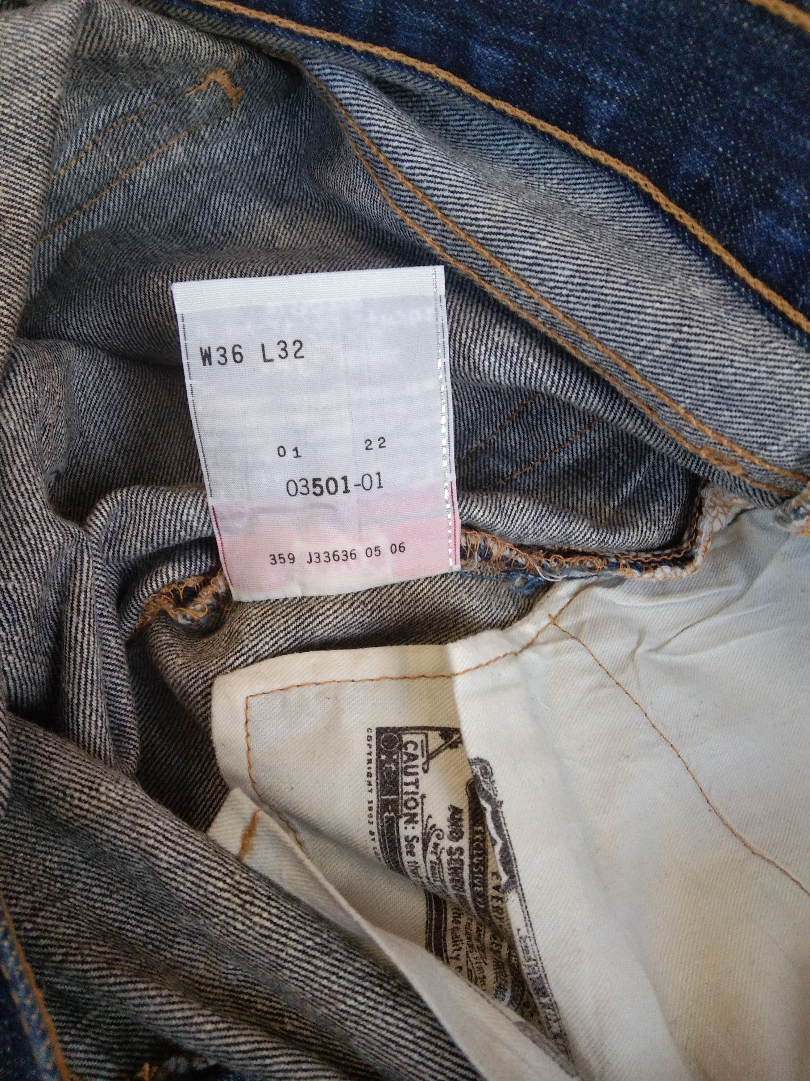 Levi's Vintage Levi's 501 Straight Leg Jeans 36x30 | Grailed