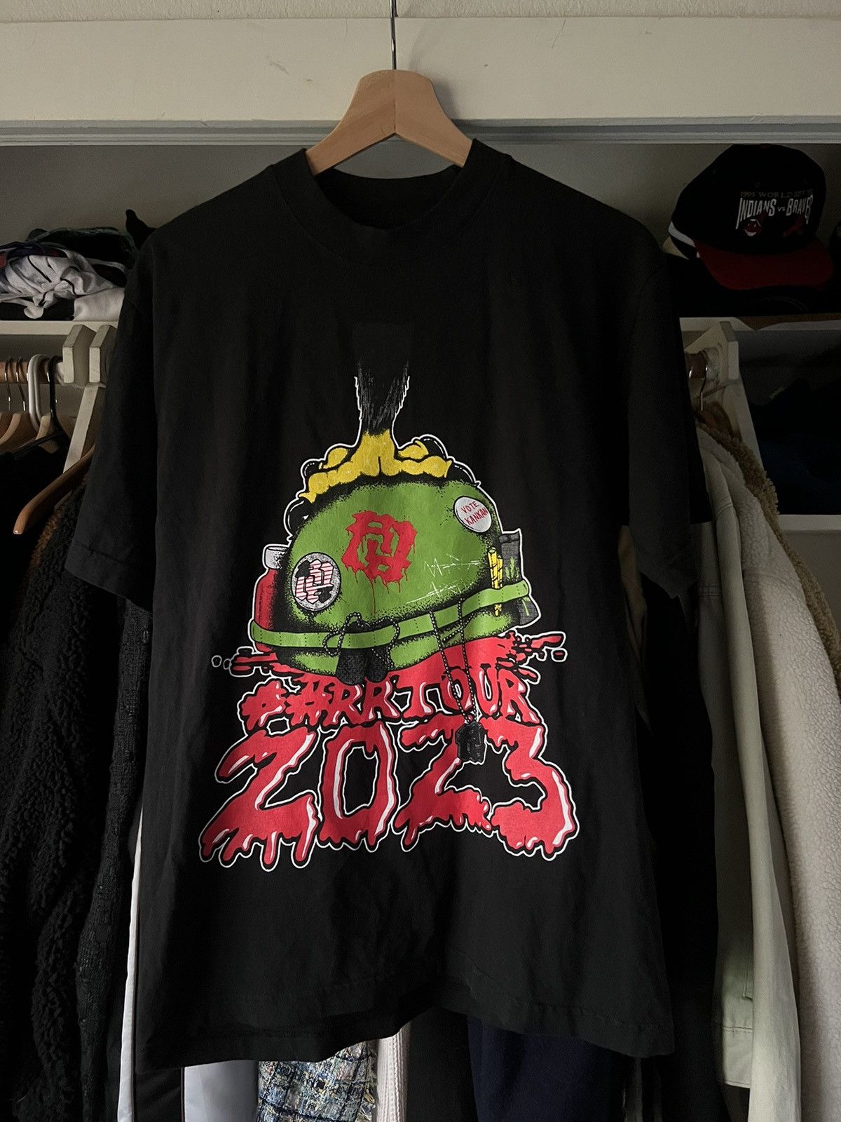 Band Tees Kankan 2023 RR Tour Tee ##RR Slayworld | Grailed