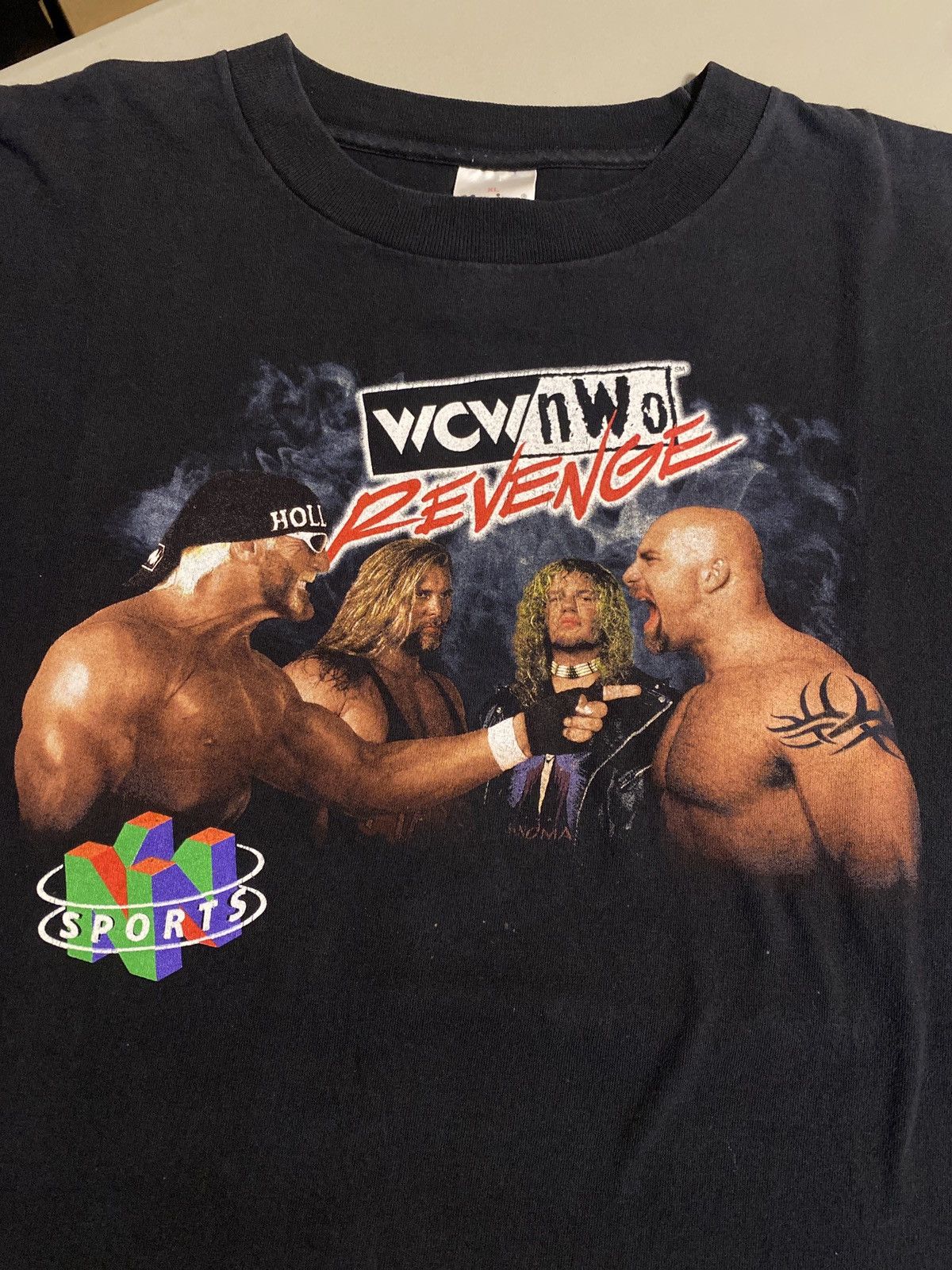 Vintage × WWE × WWF Vintage WCW NWO N64 Promo Tee Wrestling WWE WWF ...