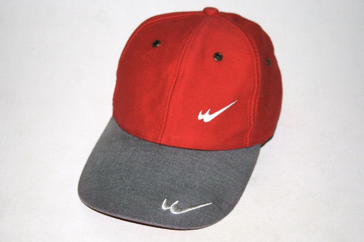 Nike Vintage Nike USA Bootleg Embroidered Double Swoosh Cap | Grailed
