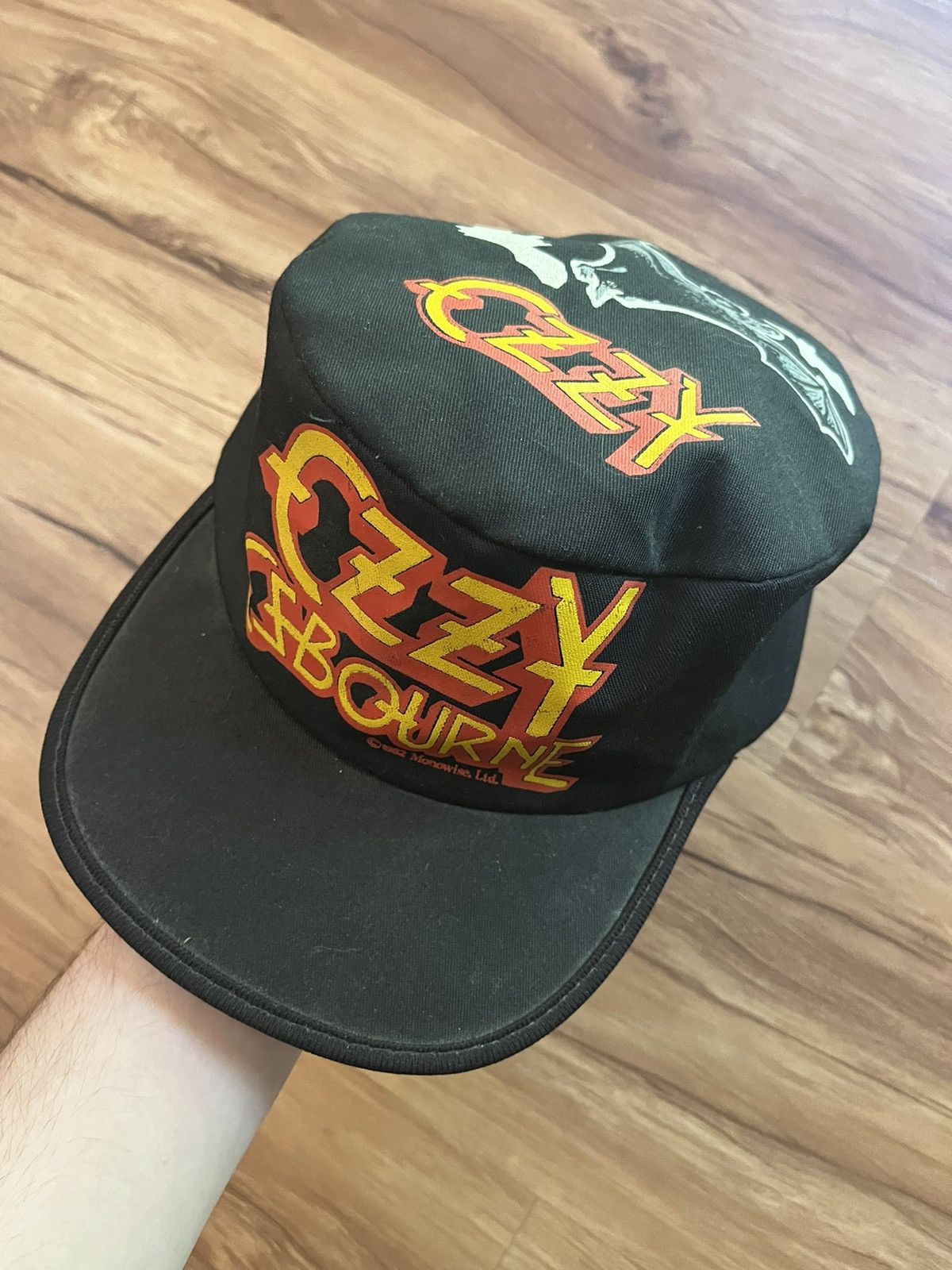 Vintage RARE Crazy Vintage Essential 1982 Ozzy Osbourne Bat Rock Hat ...