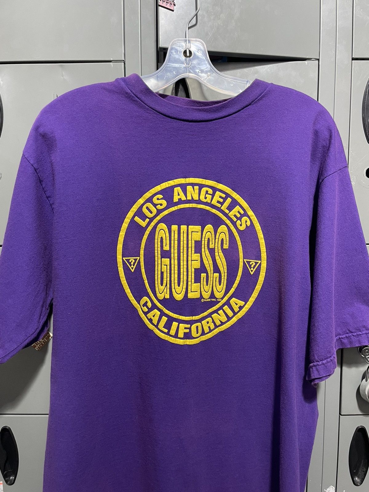 Vintage 1993 Guess Los Angeles California circle logo 90s | Grailed