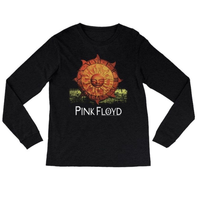 Pink Floyd Pink Floyd Black Long Sleeve Sundial Brockum Design T Shirt ...