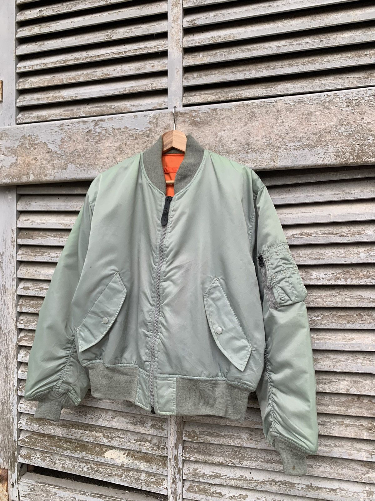 Bomber Jacket × Made In Usa × Vintage 🪖VTG PRACT MA-1 Man Intermediate ...