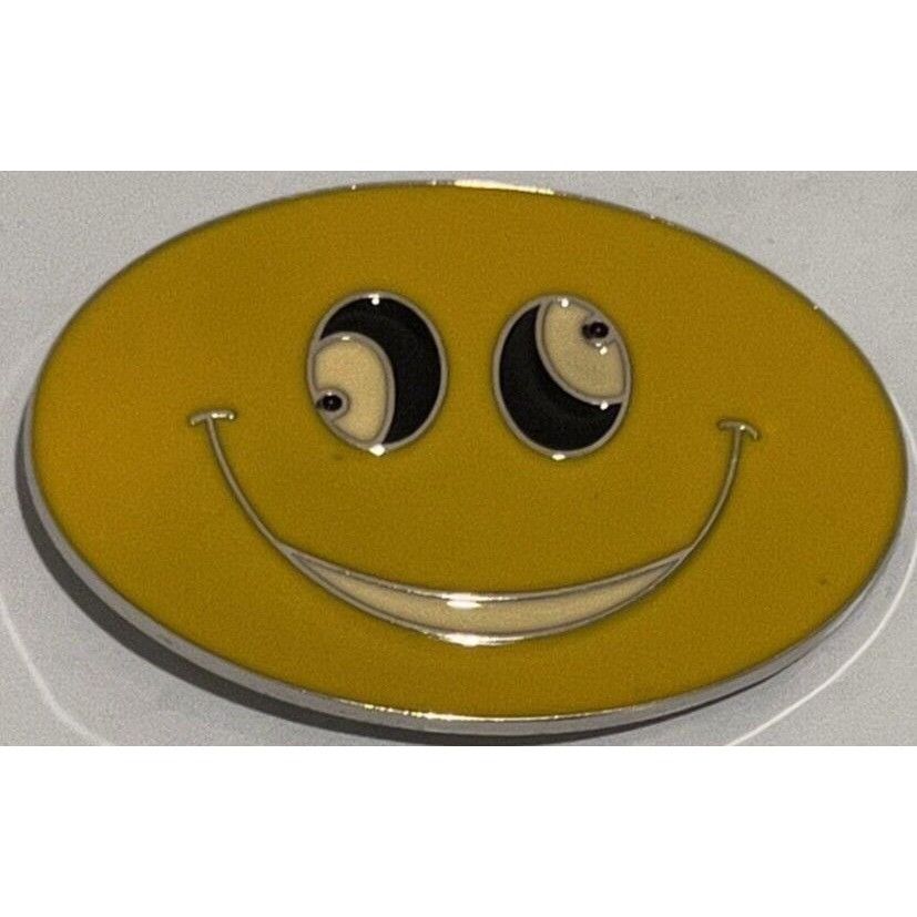 Vintage Yellow Smiley Face Googly Eyes Emoji Metal Belt Buckle Unise | Grailed