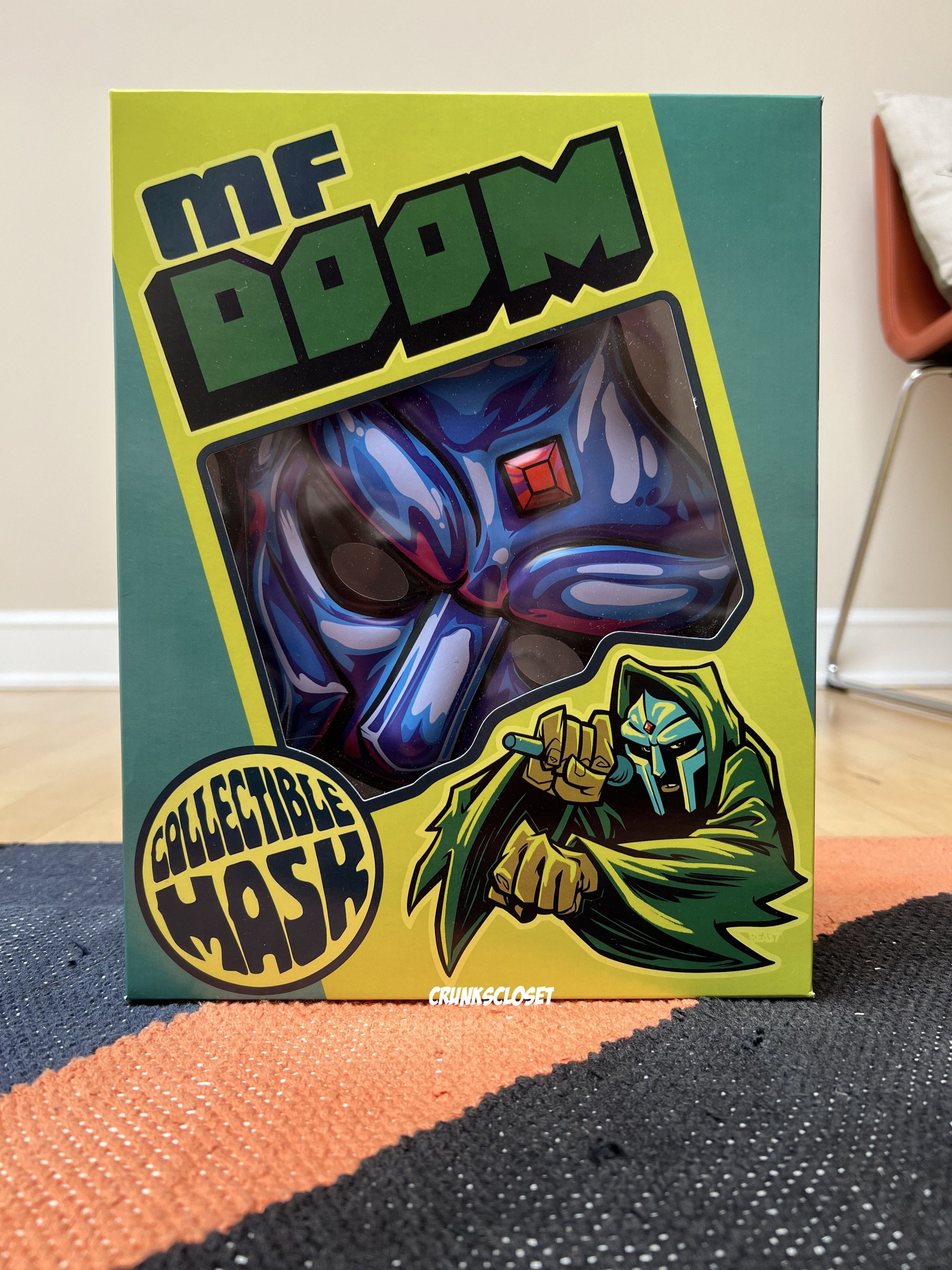 MF Doom × Rhymesayers MF DOOM Collectible Face Mask Sapphire Blue | Grailed