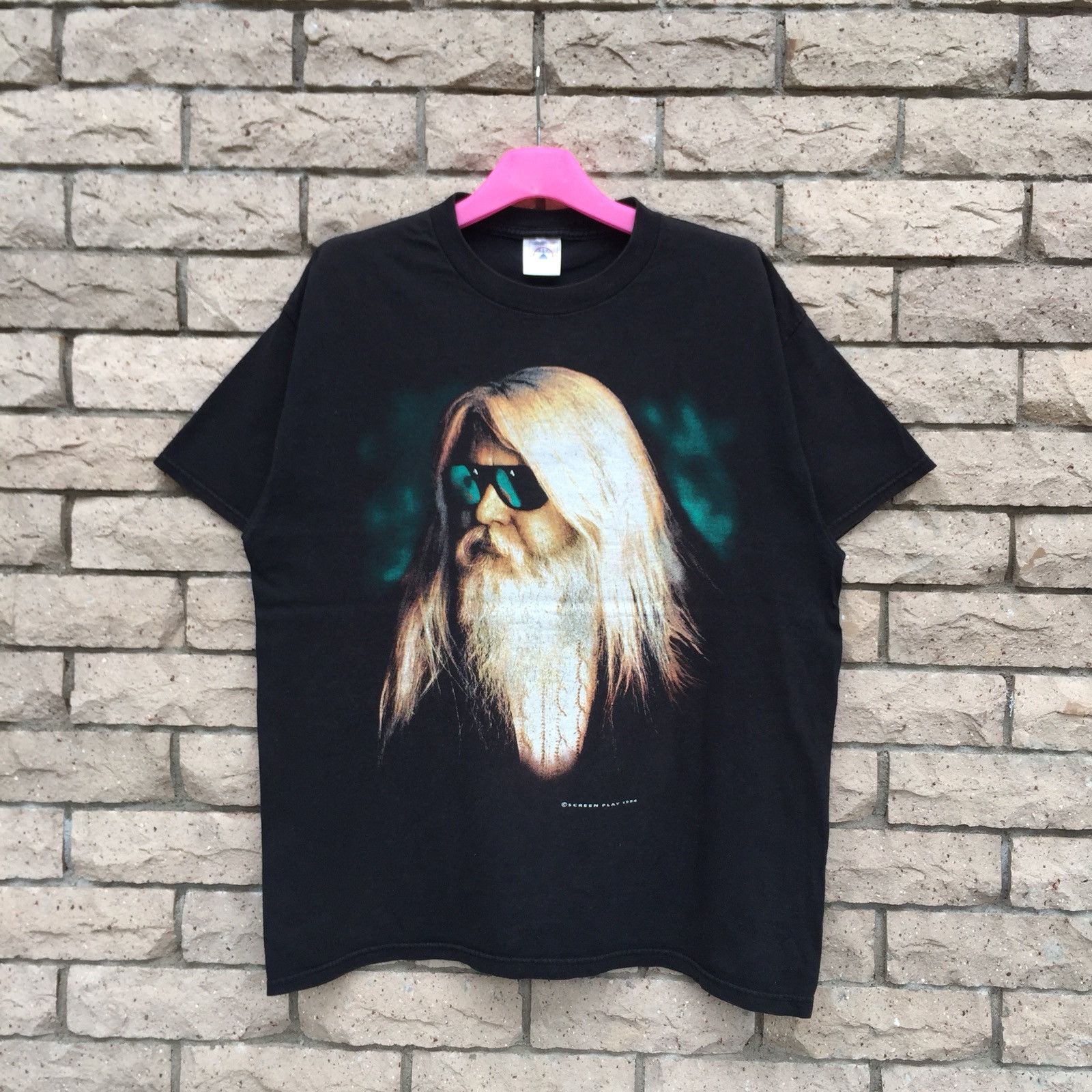 Vintage LEON RUSSELL t shirt spell out big design.. copyright 1994 ...