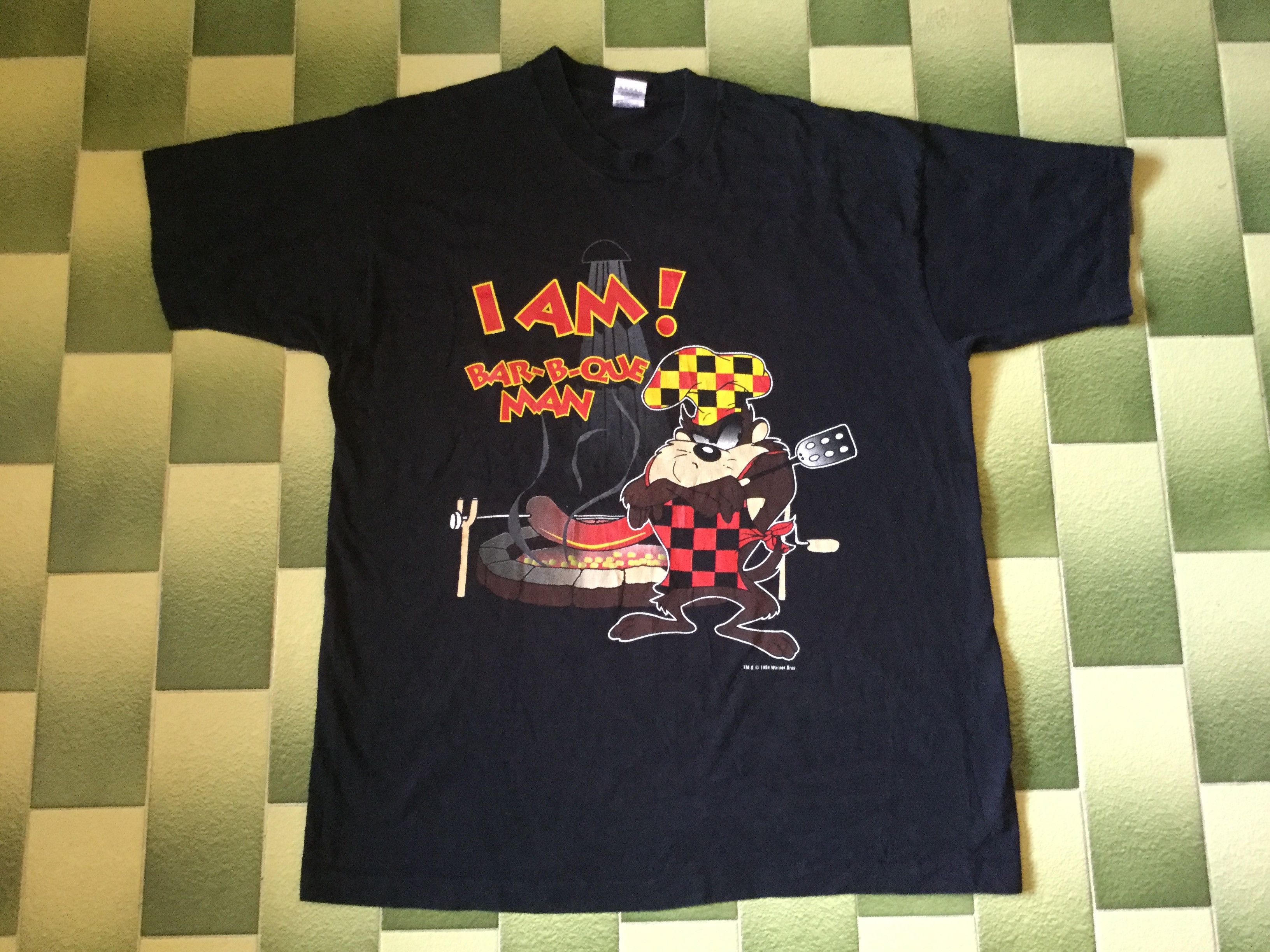 Vintage Vtg 1994 Taz Official Father’s Day T-Shirt Double Sided | Grailed