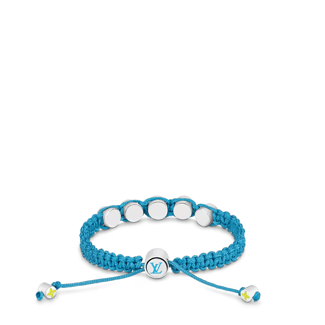 Louis Vuitton Monogram Colours Braided Bracelet Grailed